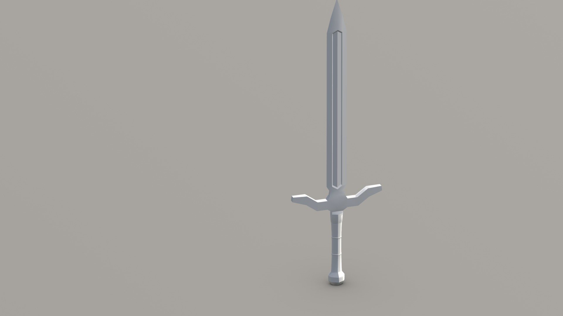 Simple Low Poly Sword - Download Free 3D model by ahmadullahvirk12345 ...