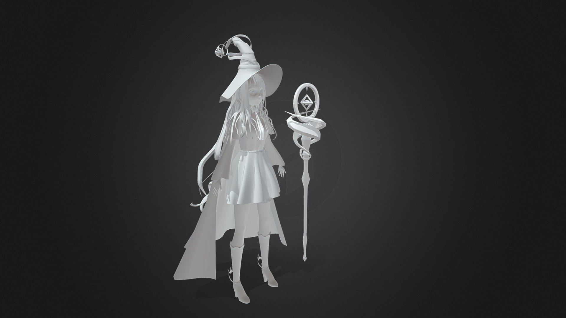 witch_BM - Download Free 3D model by ZOM (@a0925328189) [5bef194 ...