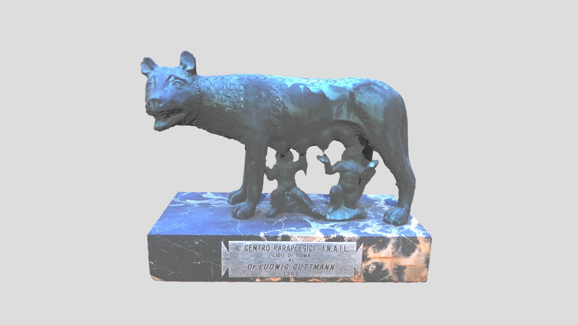 Romulus and Remus trophy gift, 1962 - Download Free 3D model by NPHT ...