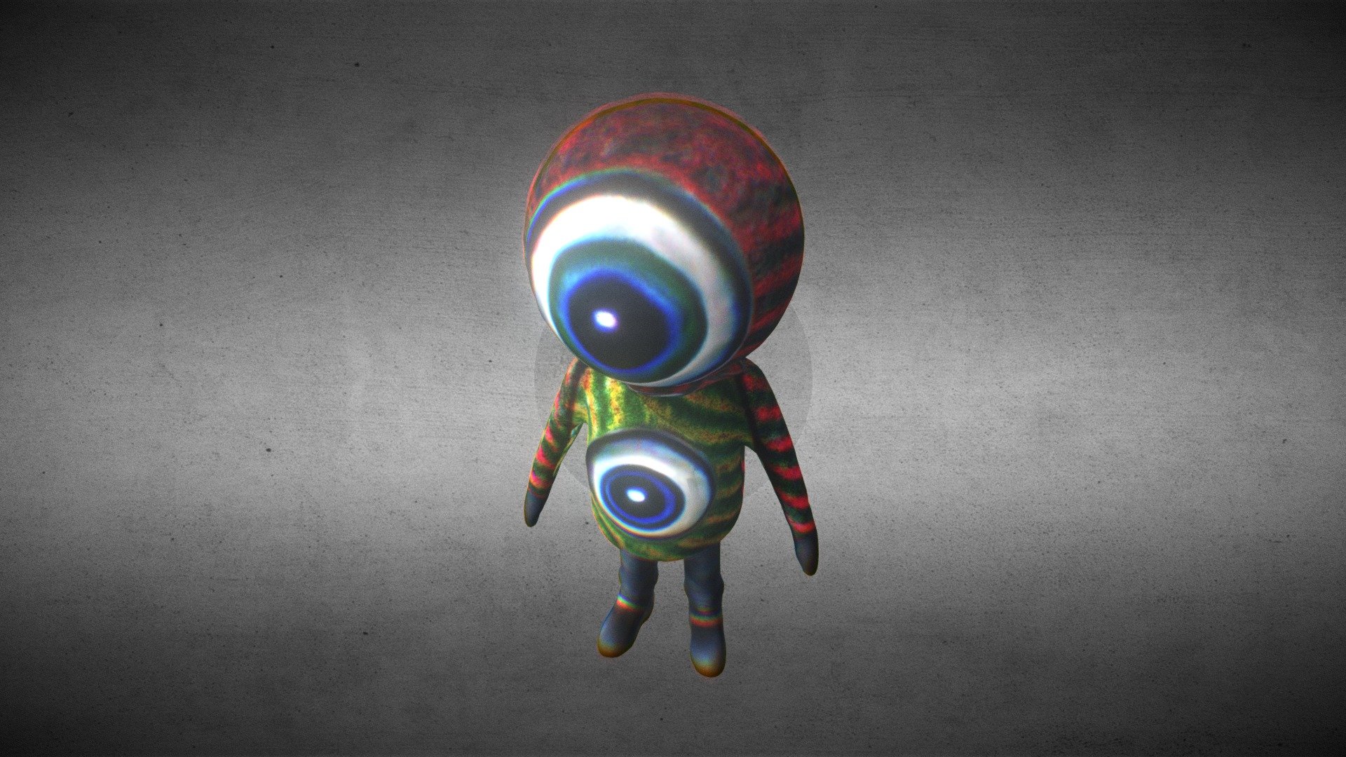 eyeball man - Download Free 3D model by Neil.Nathanson [5bf08f3 ...