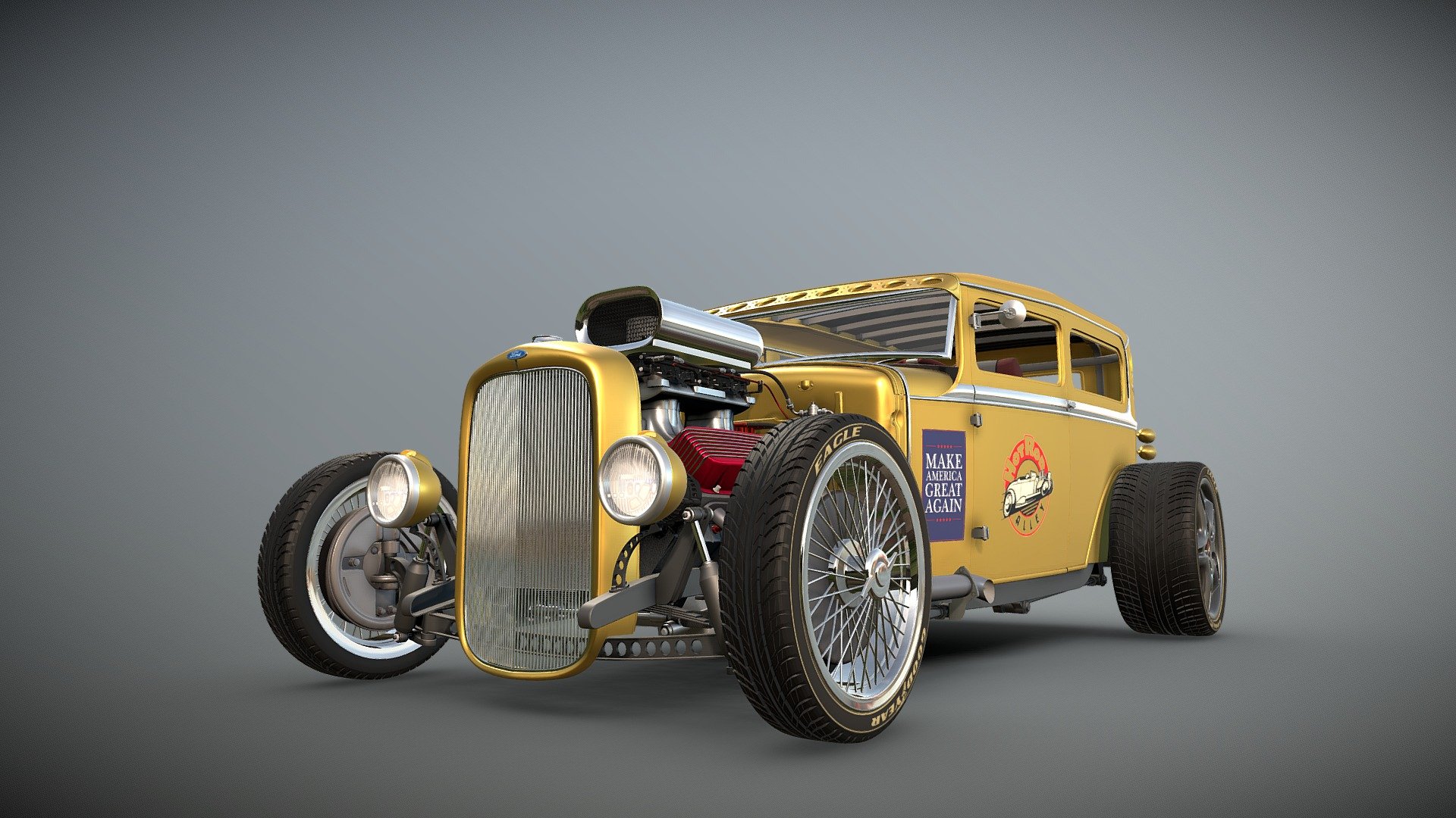 Dixie - 3D model by Patrice Terrier (@PatriceTerrier) [5bf1cca] - Sketchfab