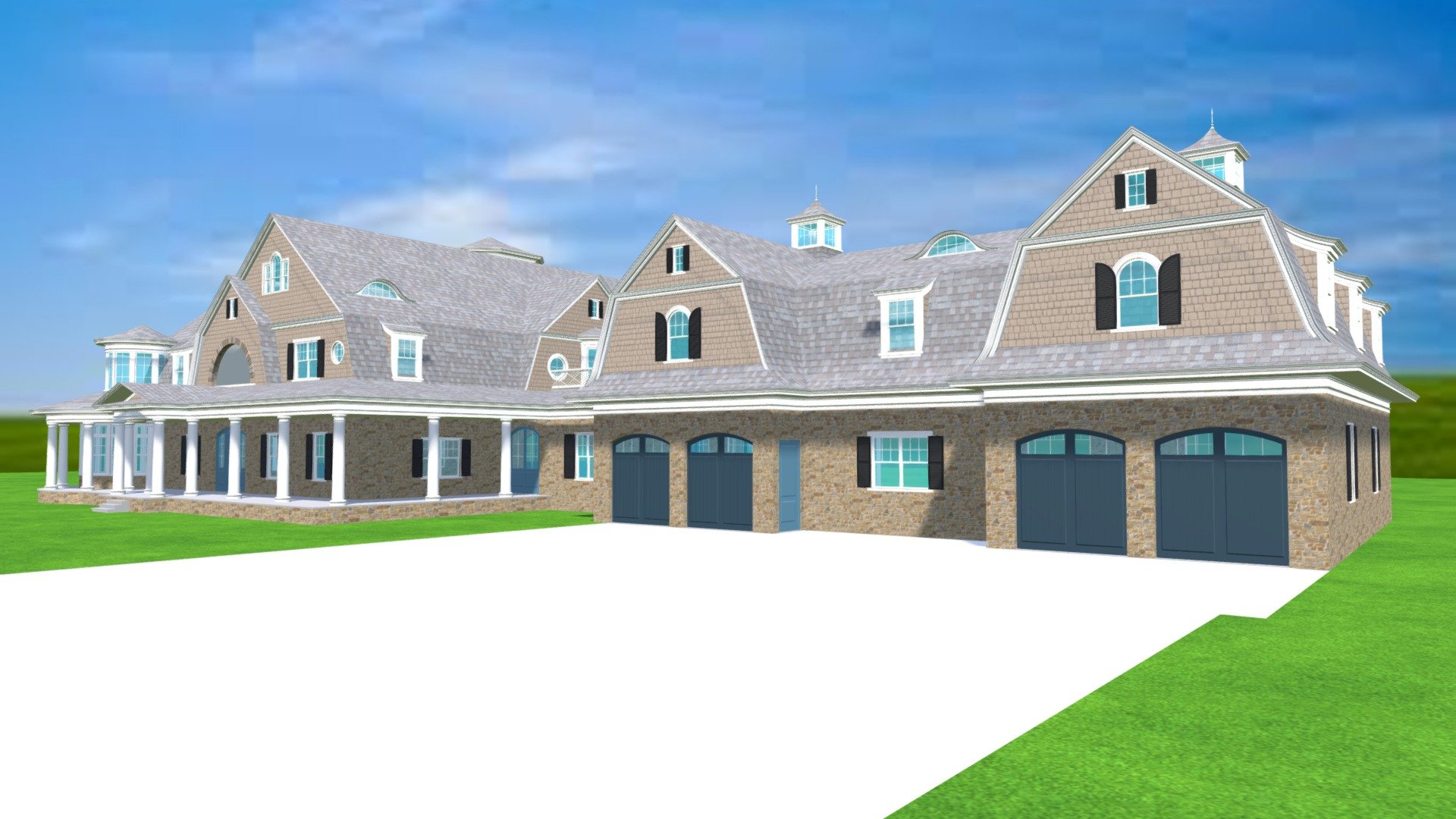 Sergent - 360 spin model of 3D house - 3D model by Render3DQuick ...