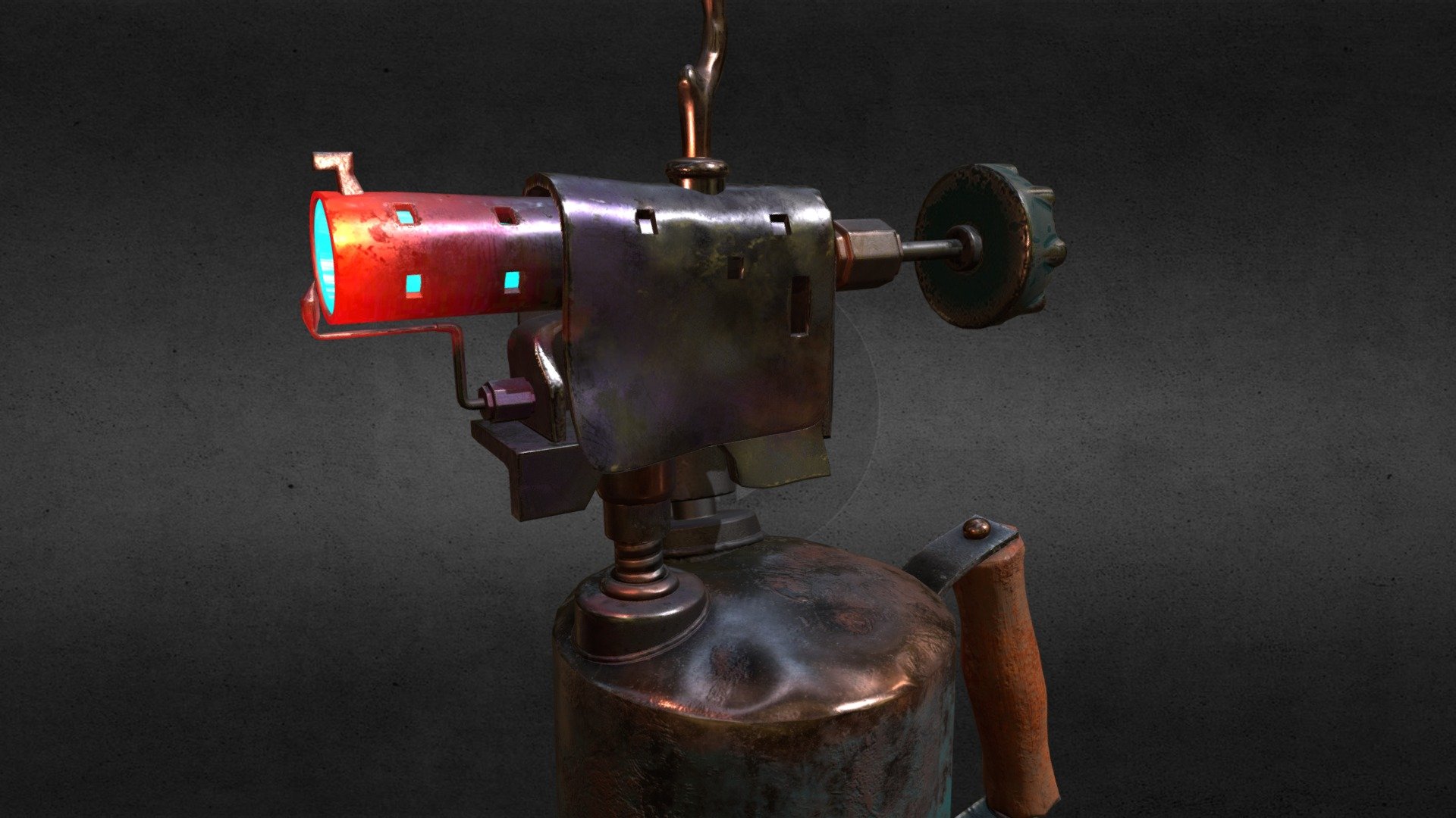 Blowtorch - 3D model by Jeferson Porto Bergmam ( OPEN FOR JOBS ...
