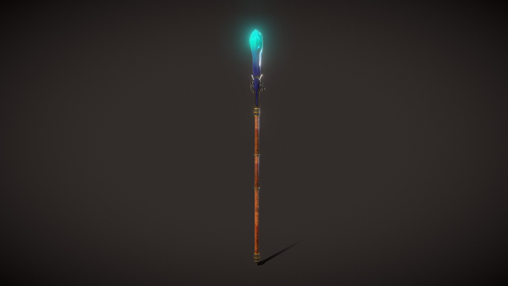 Fantasy Staff - 3D model by Joshua (@JoshuaBastareche) [5bf45ee ...