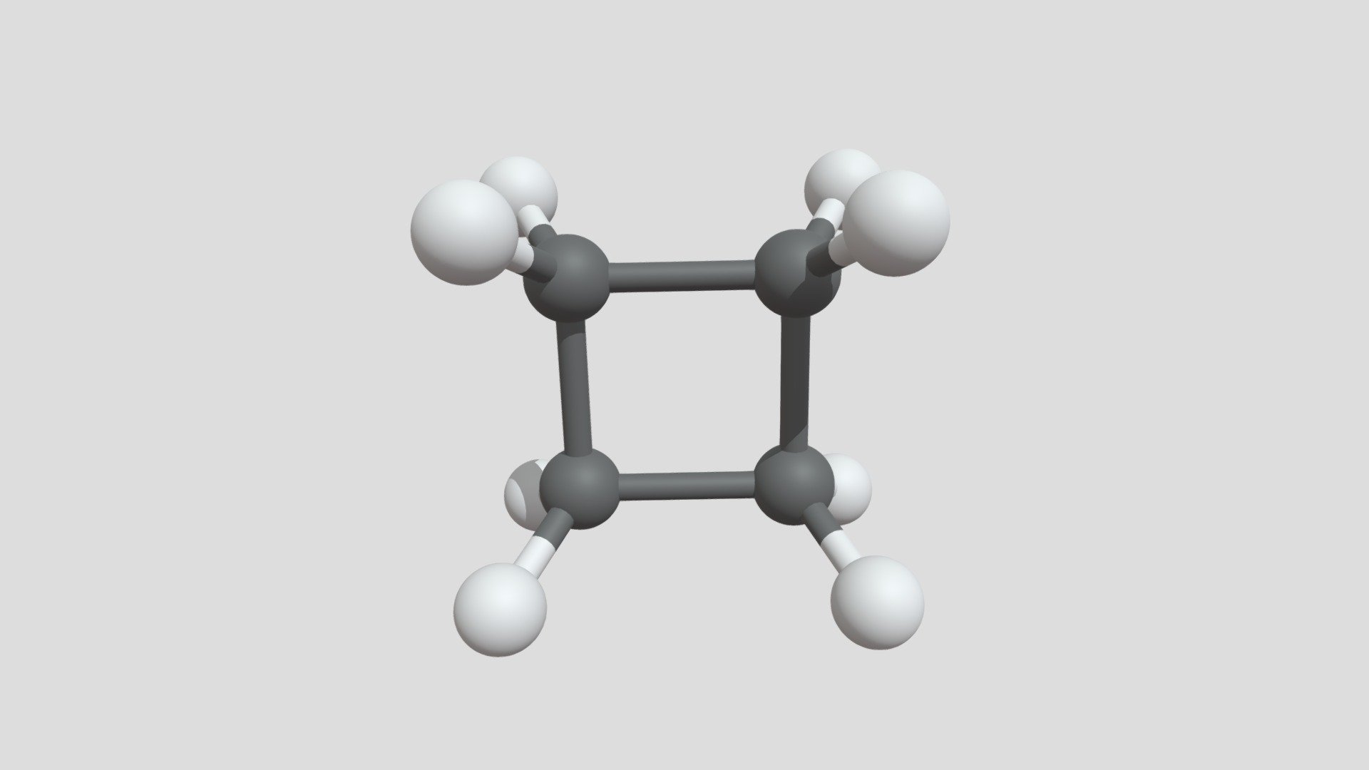 CYCLOBUTANE - 3D model by Dien [5bf4e48] - Sketchfab