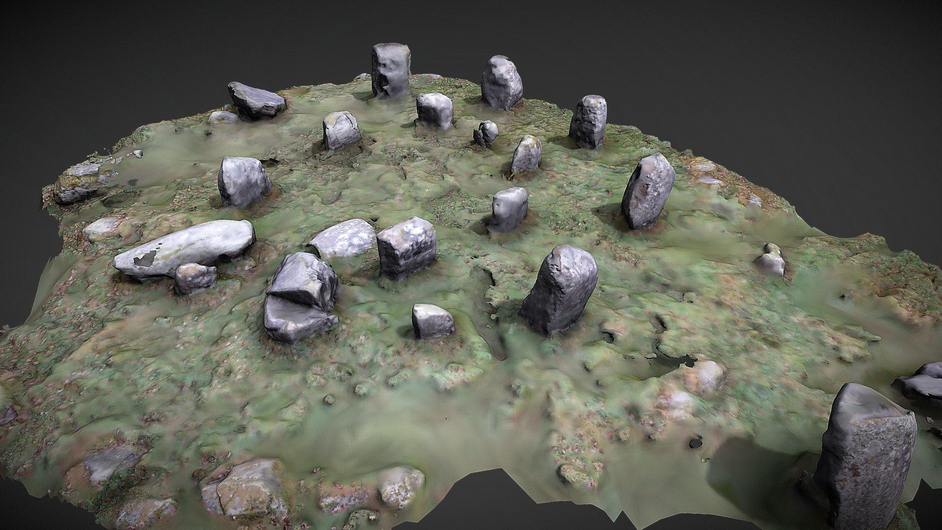 Croftmoraig Stone Circle - Download Free 3D model by Nick Parish ...
