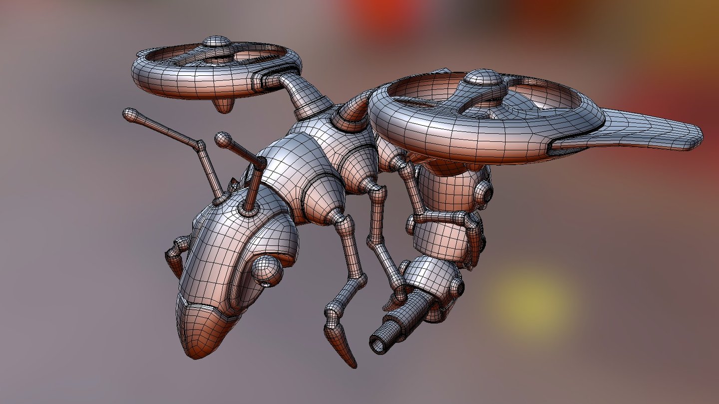 Surveillance Wasp high poly - 3D model by Arcadeous Phoenix ...