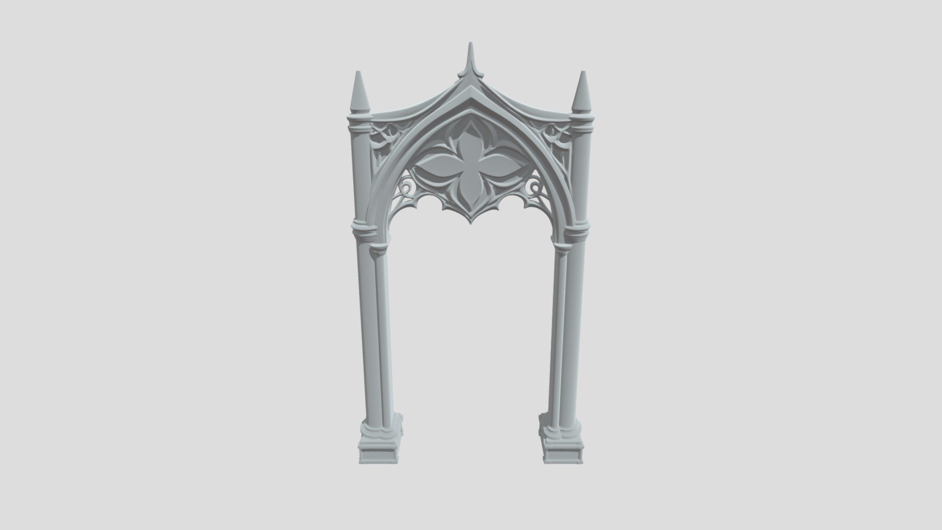 Ornate Gothic Archway - 3D model by lisergei1996 [5bf62bc] - Sketchfab