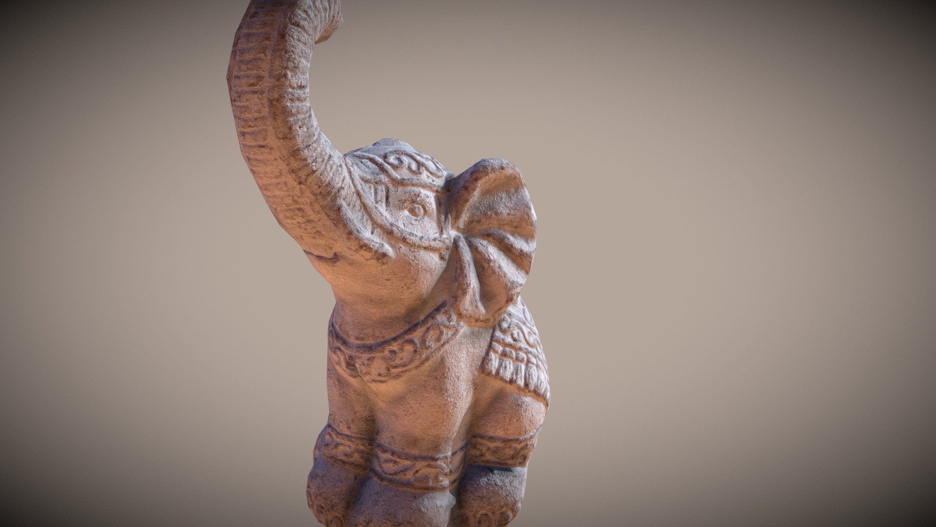 ElephantStatue - Download Free 3D model by cultdenys [5bf7939] - Sketchfab