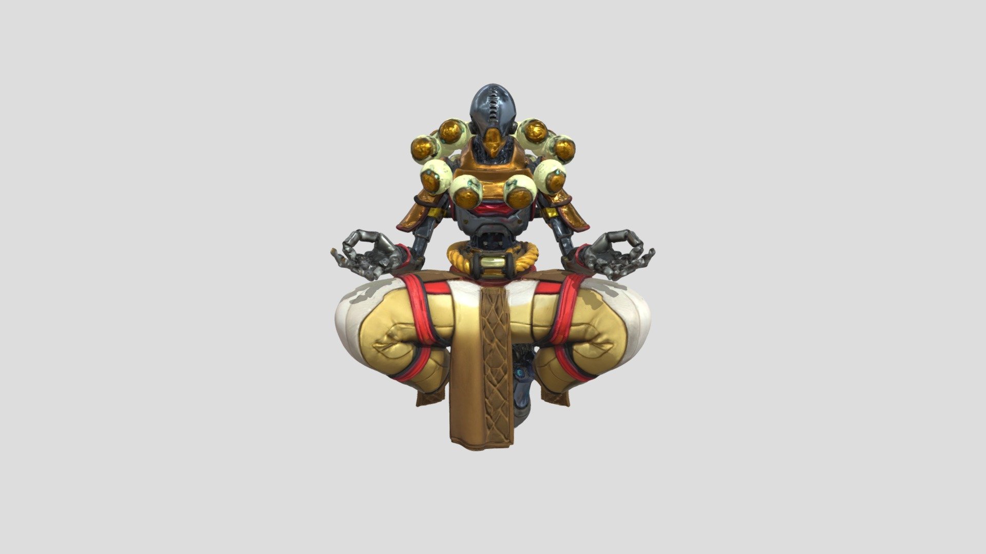 Zenyatta - 3D model by Pablo luna (@Lunapablo) [5bf80ca] - Sketchfab