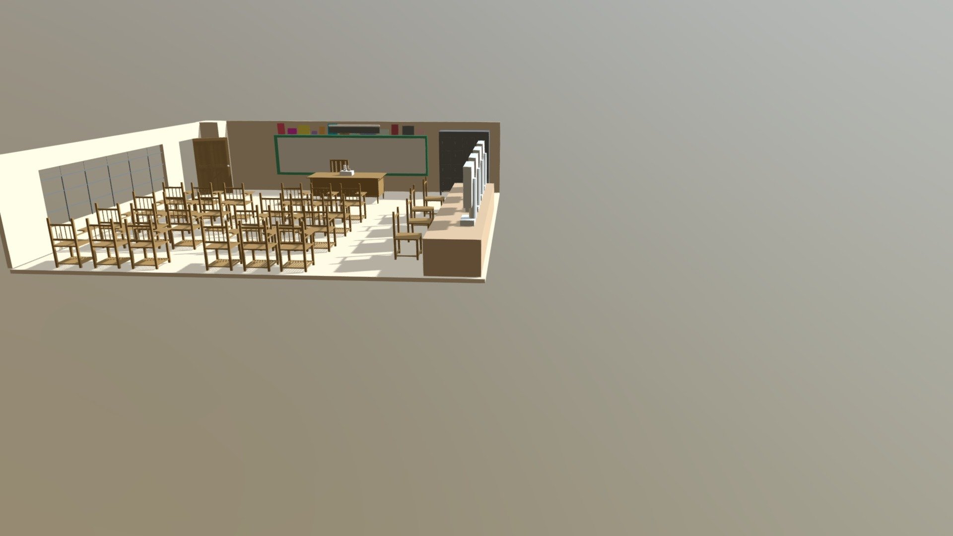 Copy Of Classroom - 3D model by scottstem2019 [5bf8150] - Sketchfab