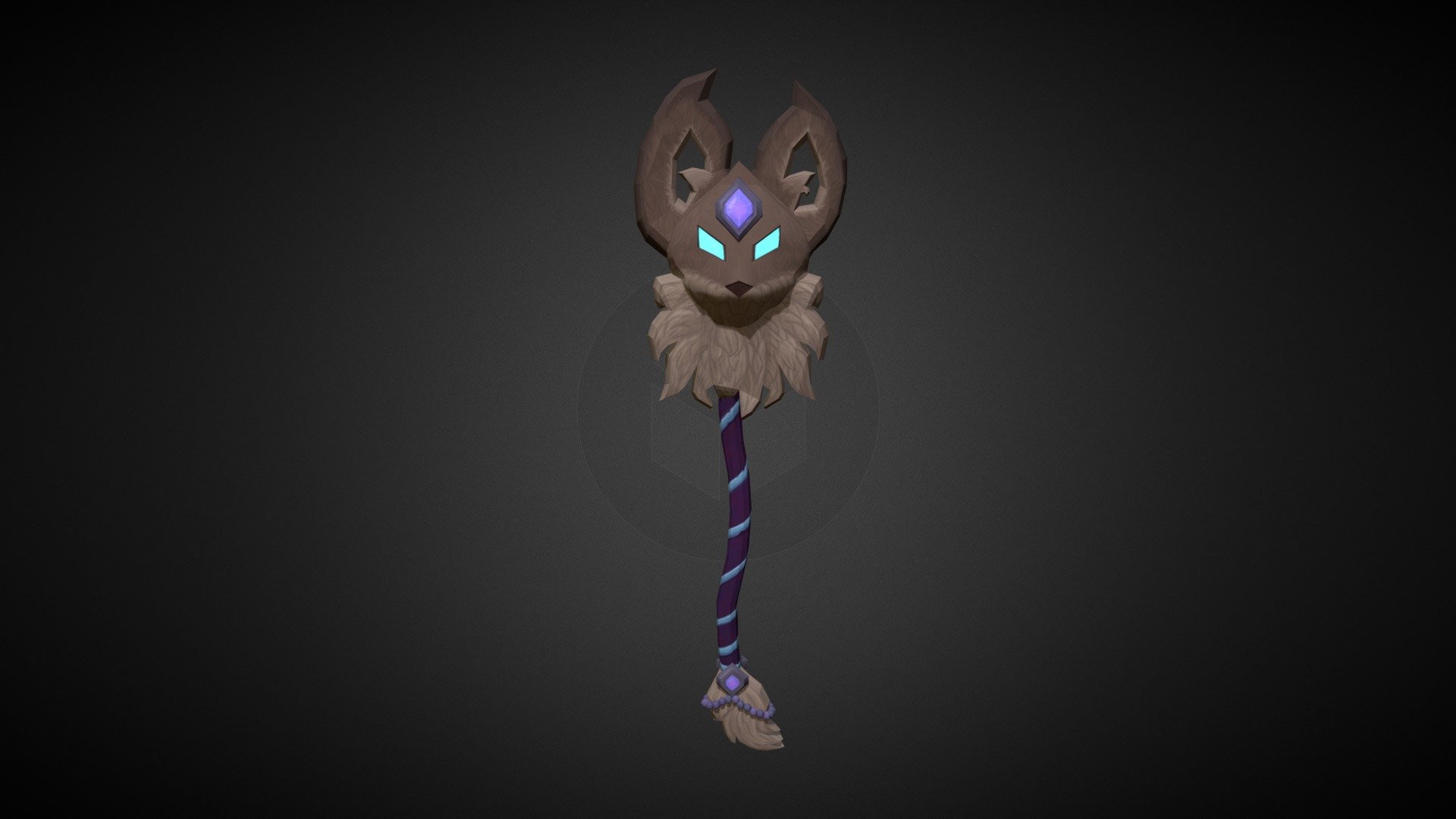 Fox Staff - 3D model by KayleighWallentin [5bf8df0] - Sketchfab