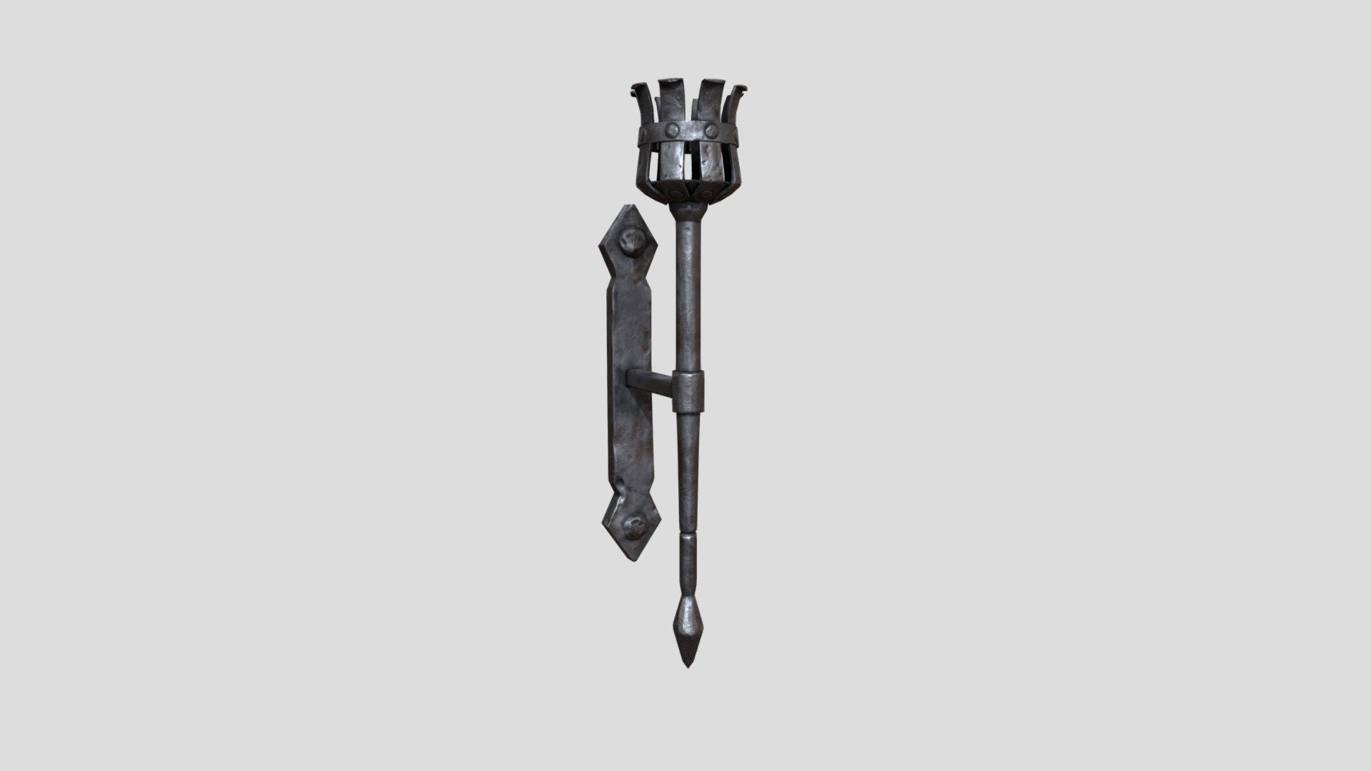 Medieval Torch - Download Free 3D model by alexknight [5bf9db9] - Sketchfab