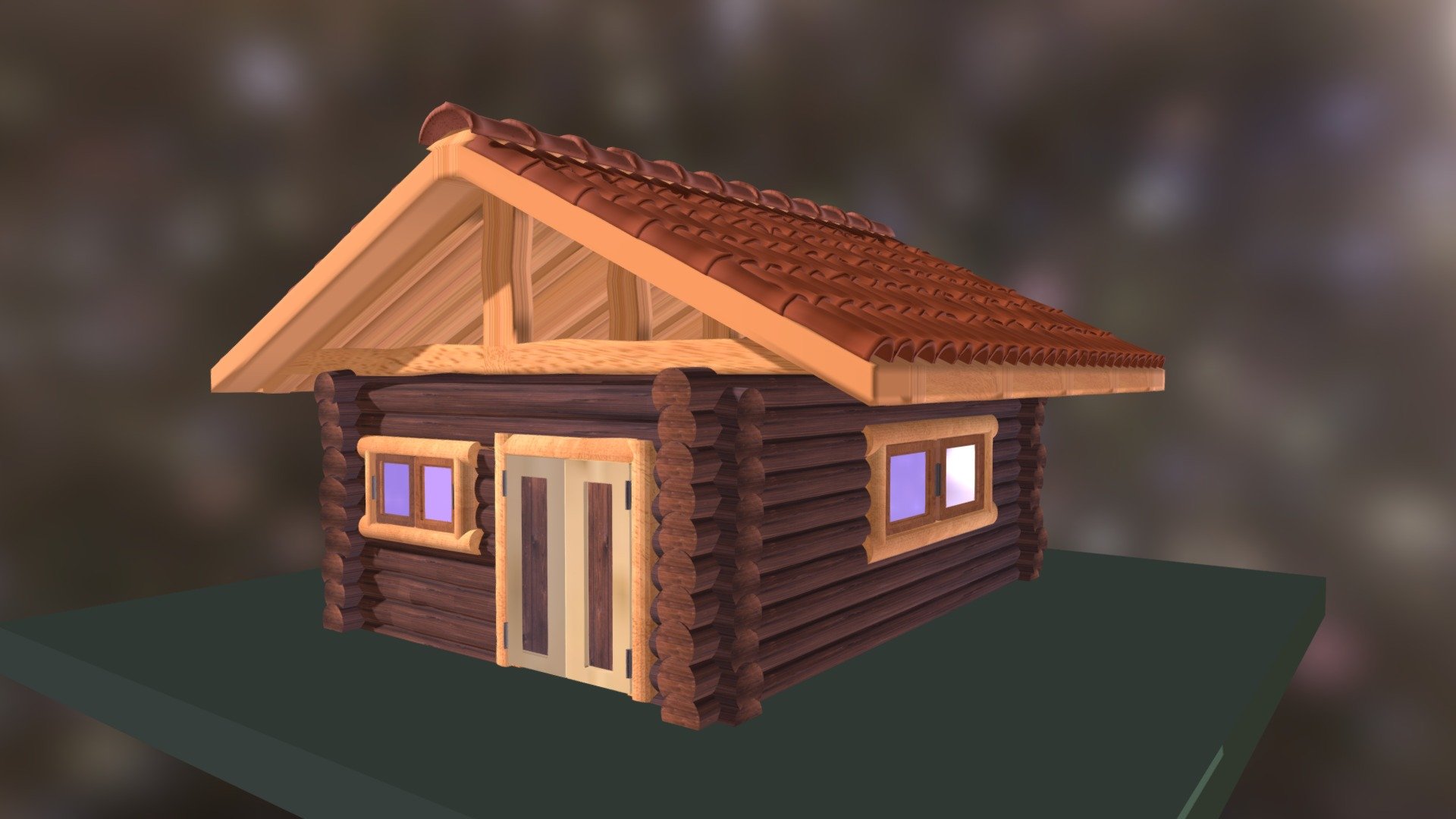 log house - Download Free 3D model by Helindu [5bfa1a9] - Sketchfab