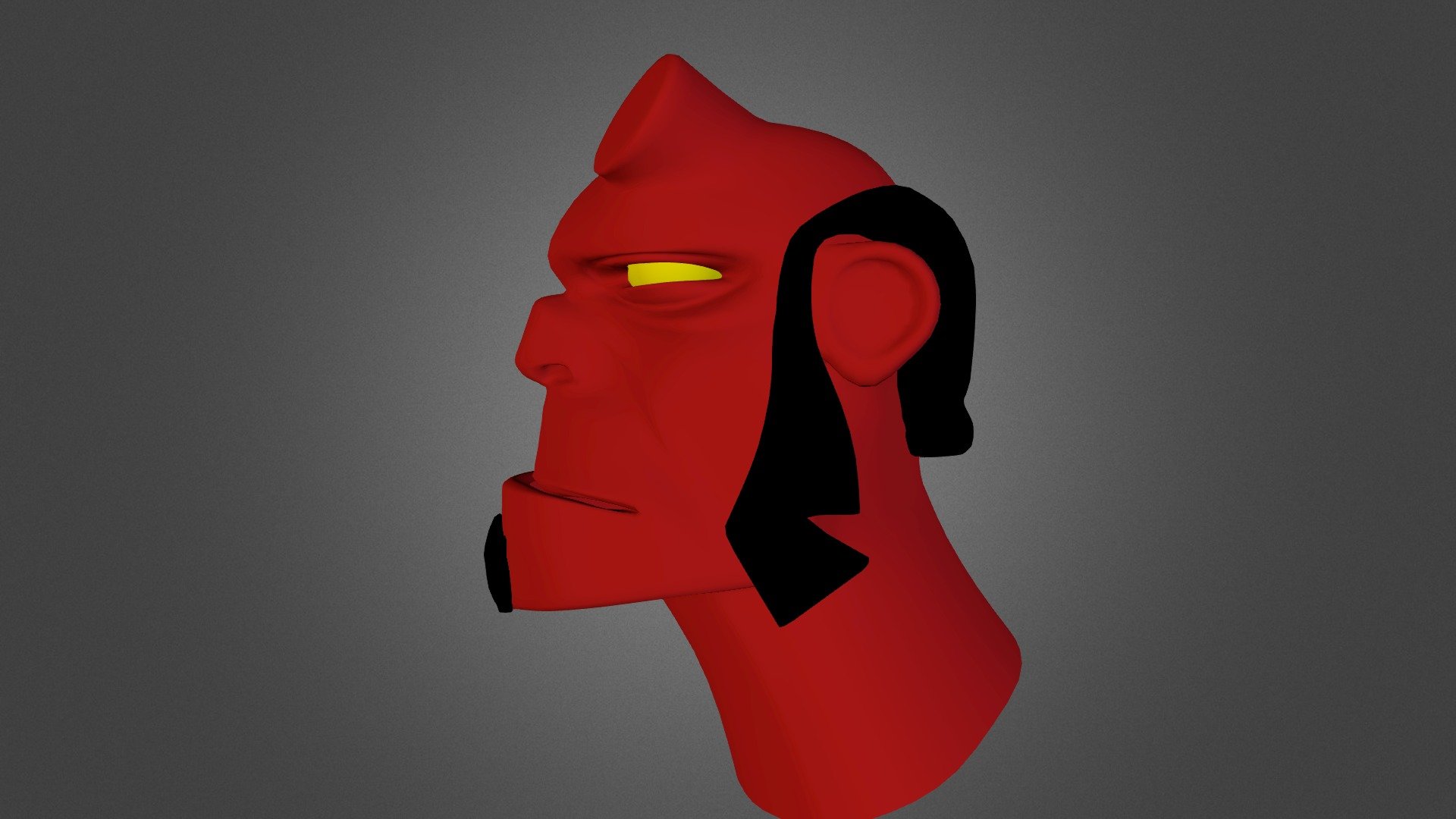 hellboy - 3D model by rsylke [5bfa6bb] - Sketchfab