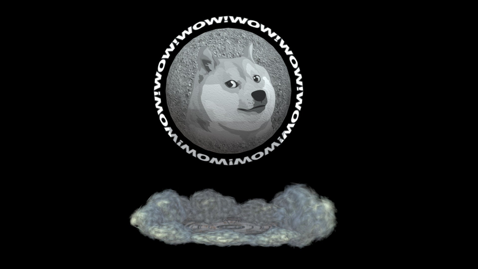 MOON DOGE (Spatial.io) - 3D model by damir CGI (@damir_cgi) [5bfafe6 ...