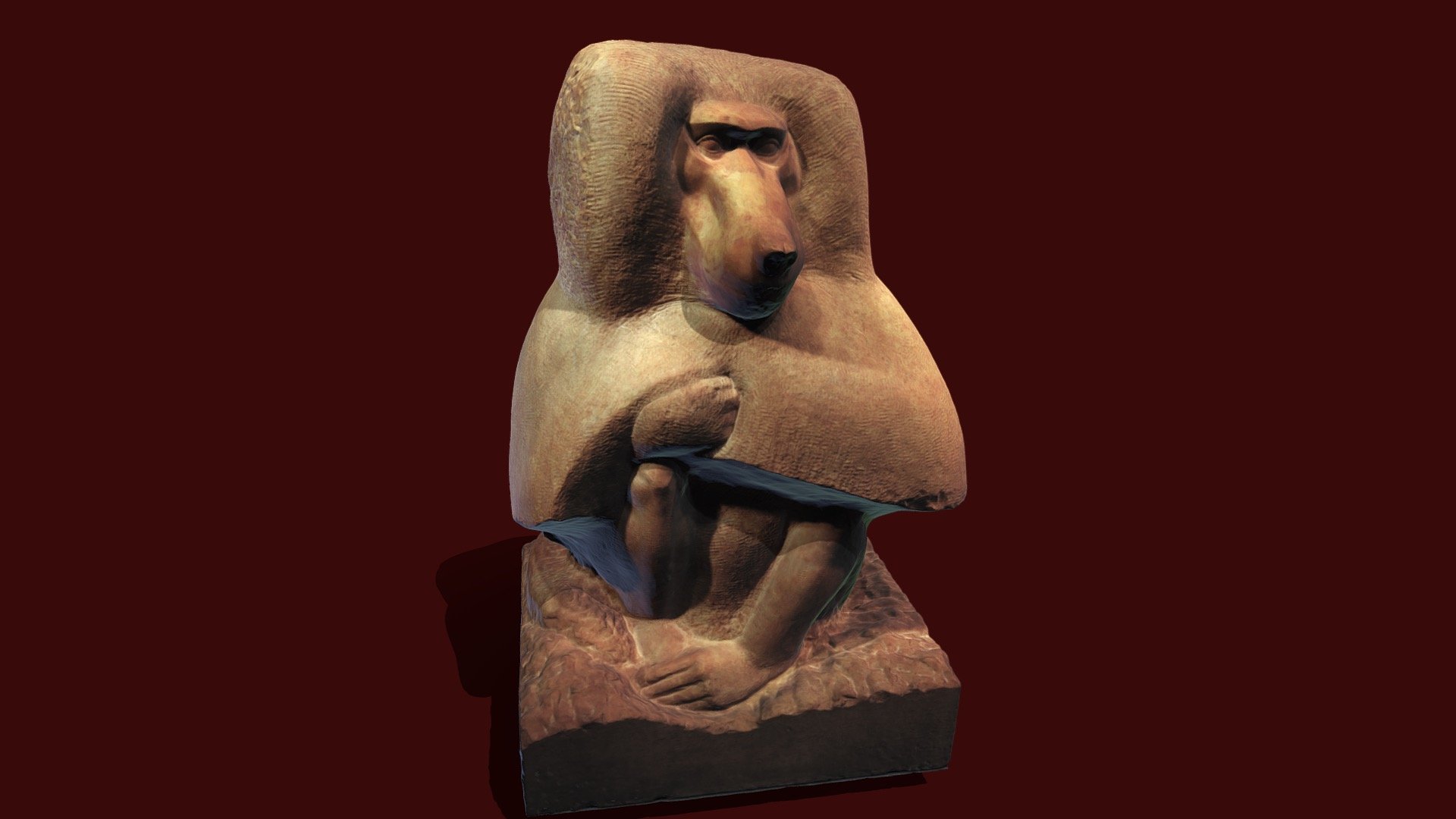 Baboon - Download Free 3D model by danielpett [5bfc06b] - Sketchfab