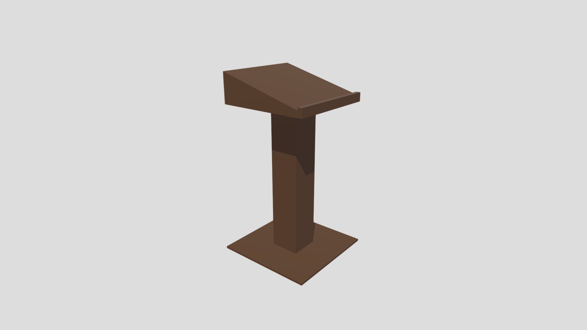 Lectern - Download Free 3D model by Jordi Boerboom (@jordirules ...