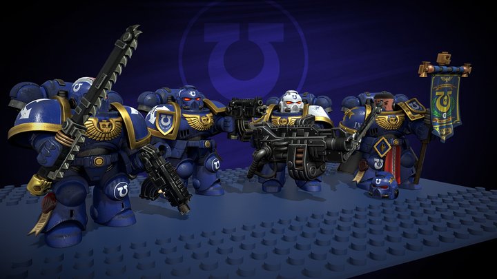 Ultramarines 3D models - Sketchfab