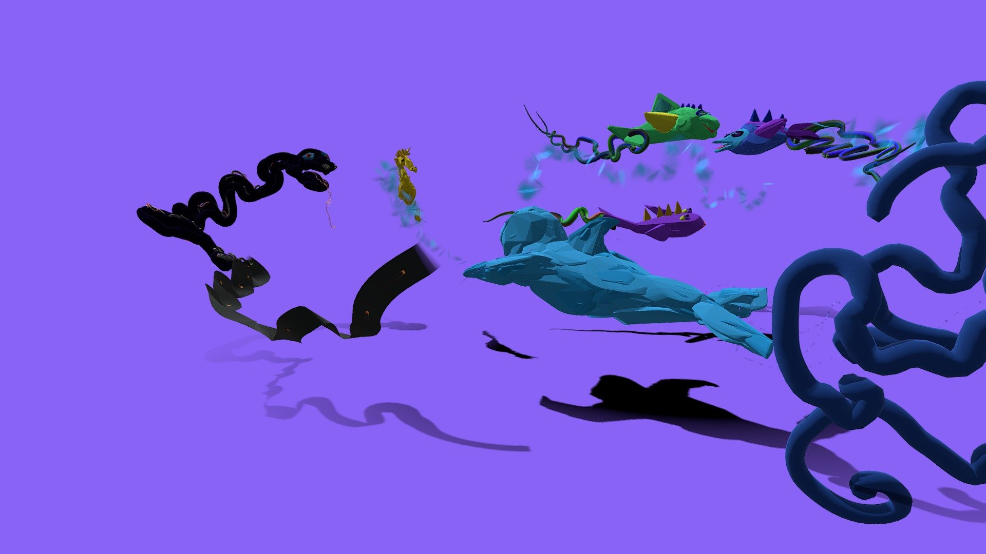Happy dolphin - Download Free 3D model by jennyhenny [5c024d5] - Sketchfab