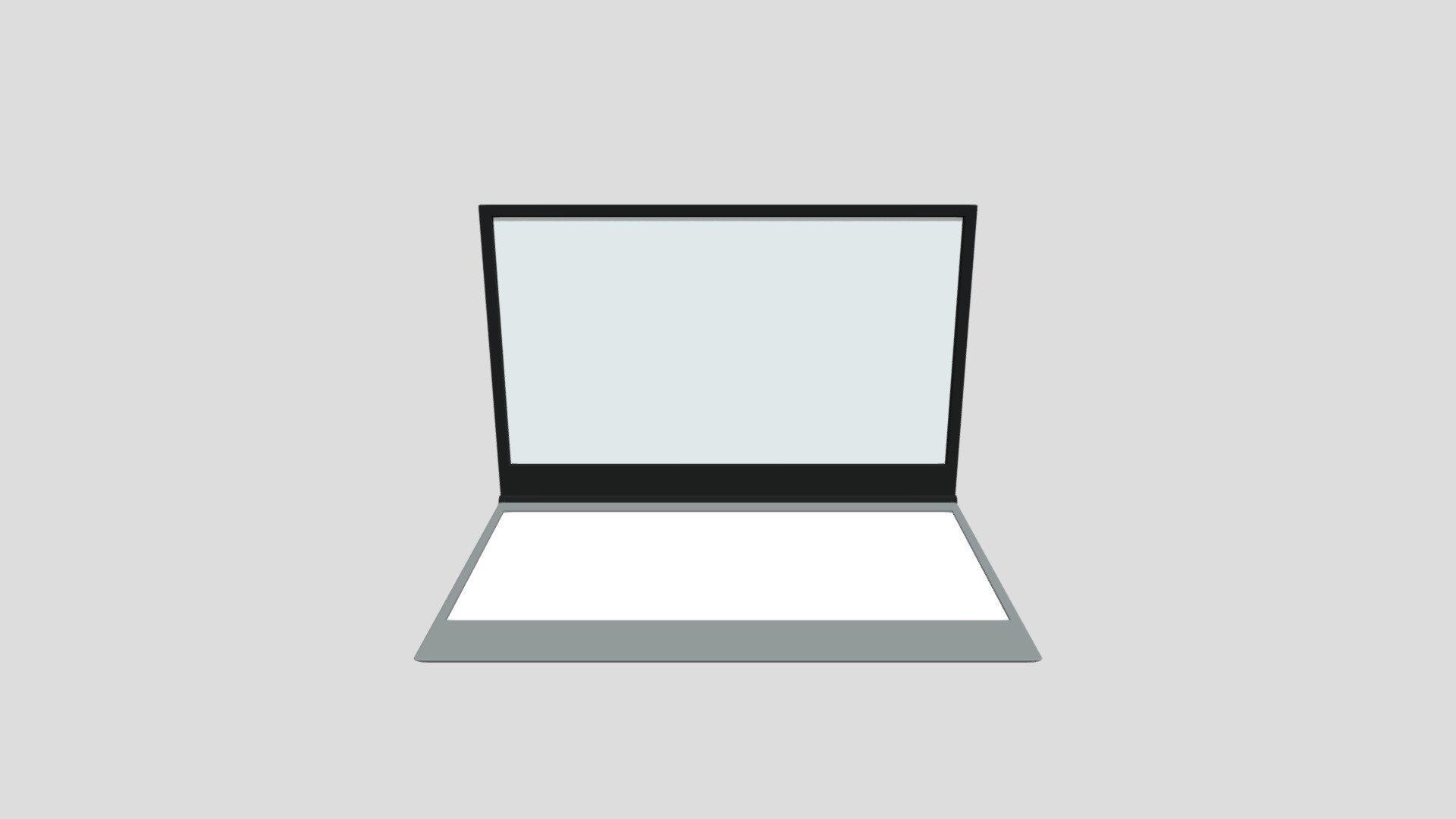 Low Poly Laptop 3D Model - Download Free 3D model by SANTHOSH ...