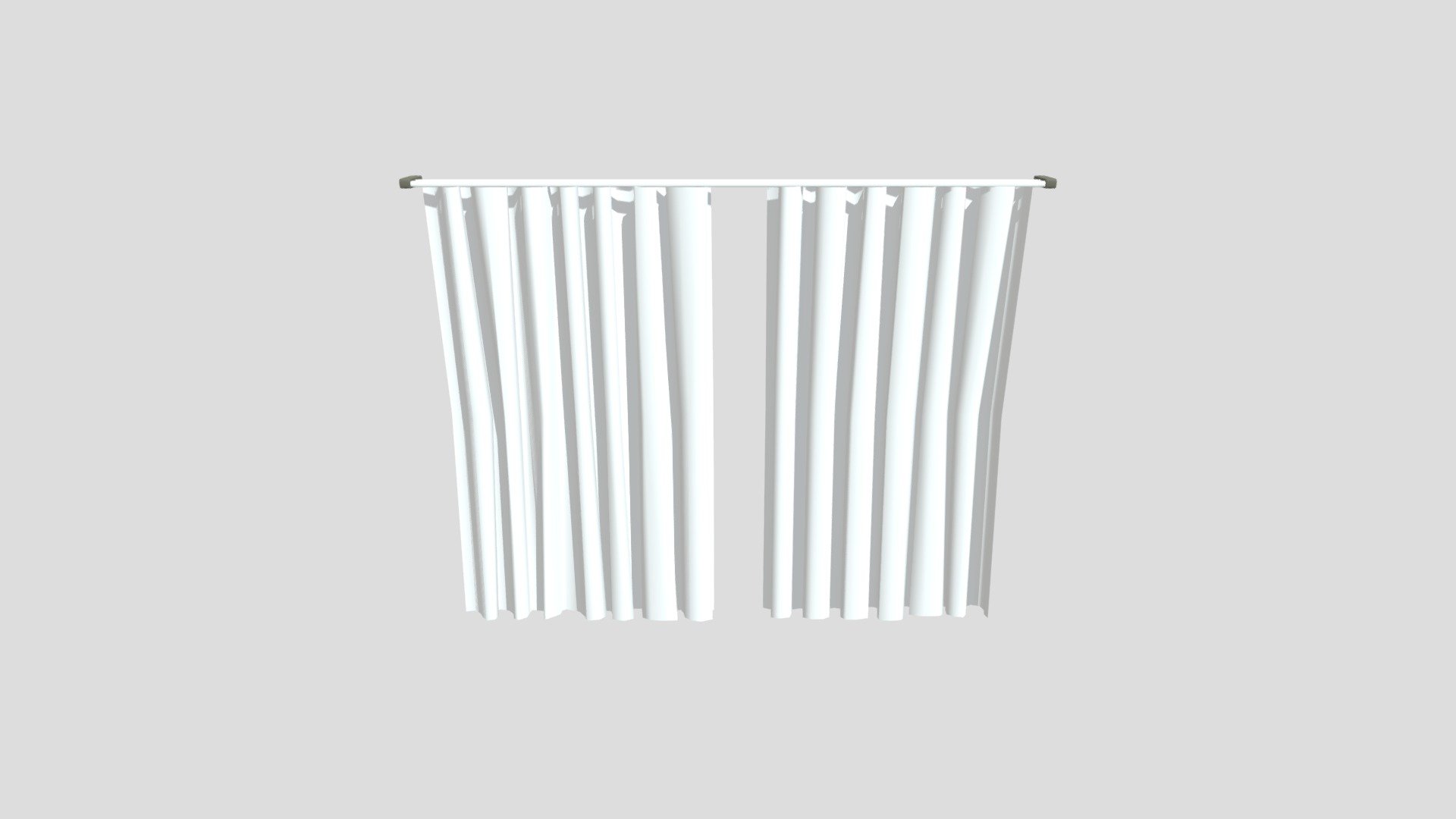 Curtain - Download Free 3D model by Hikaru (@hikaruueda) [5c0464f ...