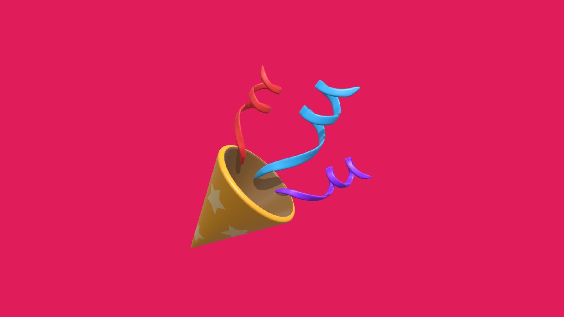 Party Popper - 3D model by Capture It In 3D (@CaptureMeIn3D) [5c07038 ...
