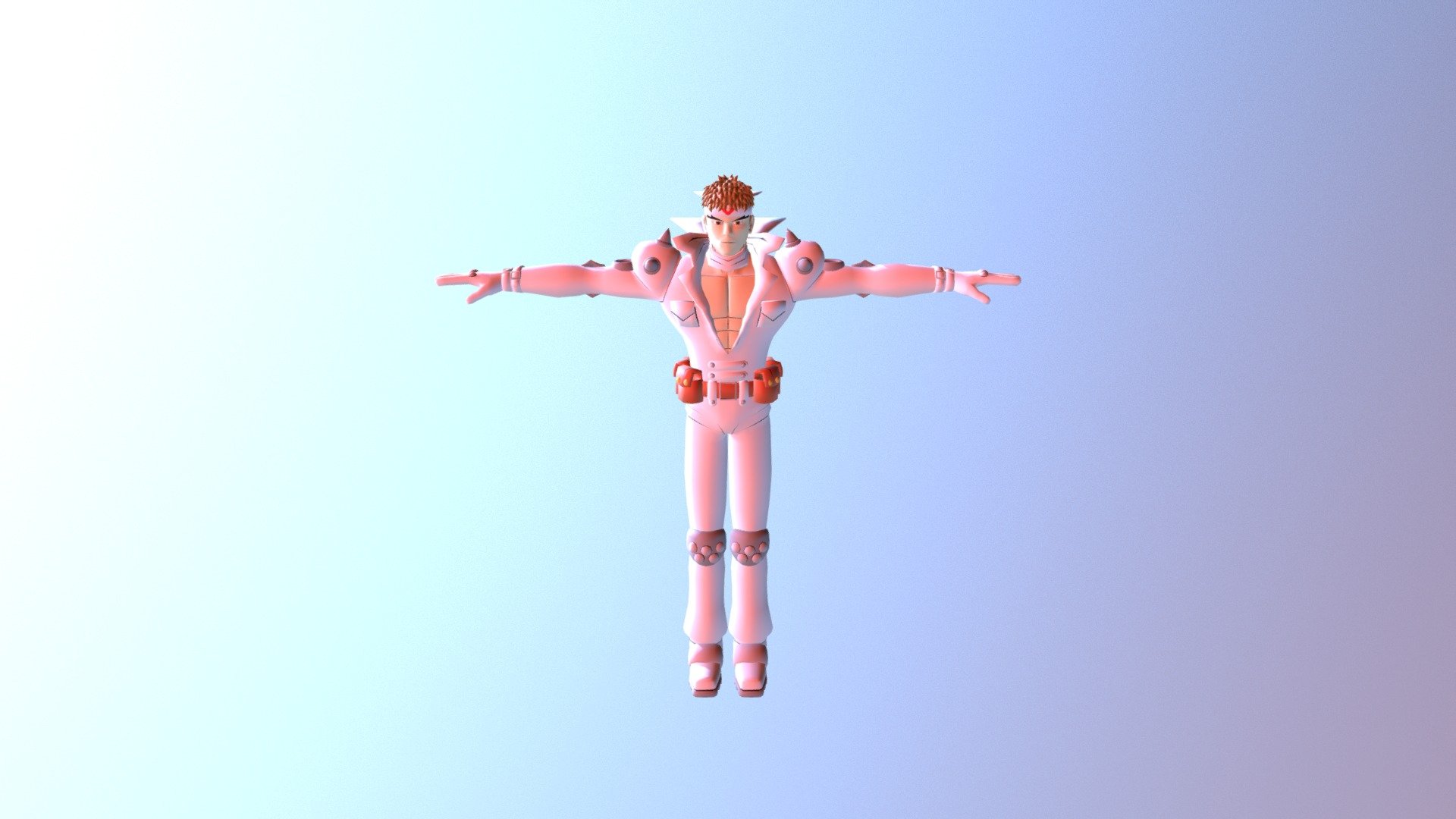 Jin Saotome From Mvc2 Download Free 3d Model By Rybreads [5c078a4] Sketchfab