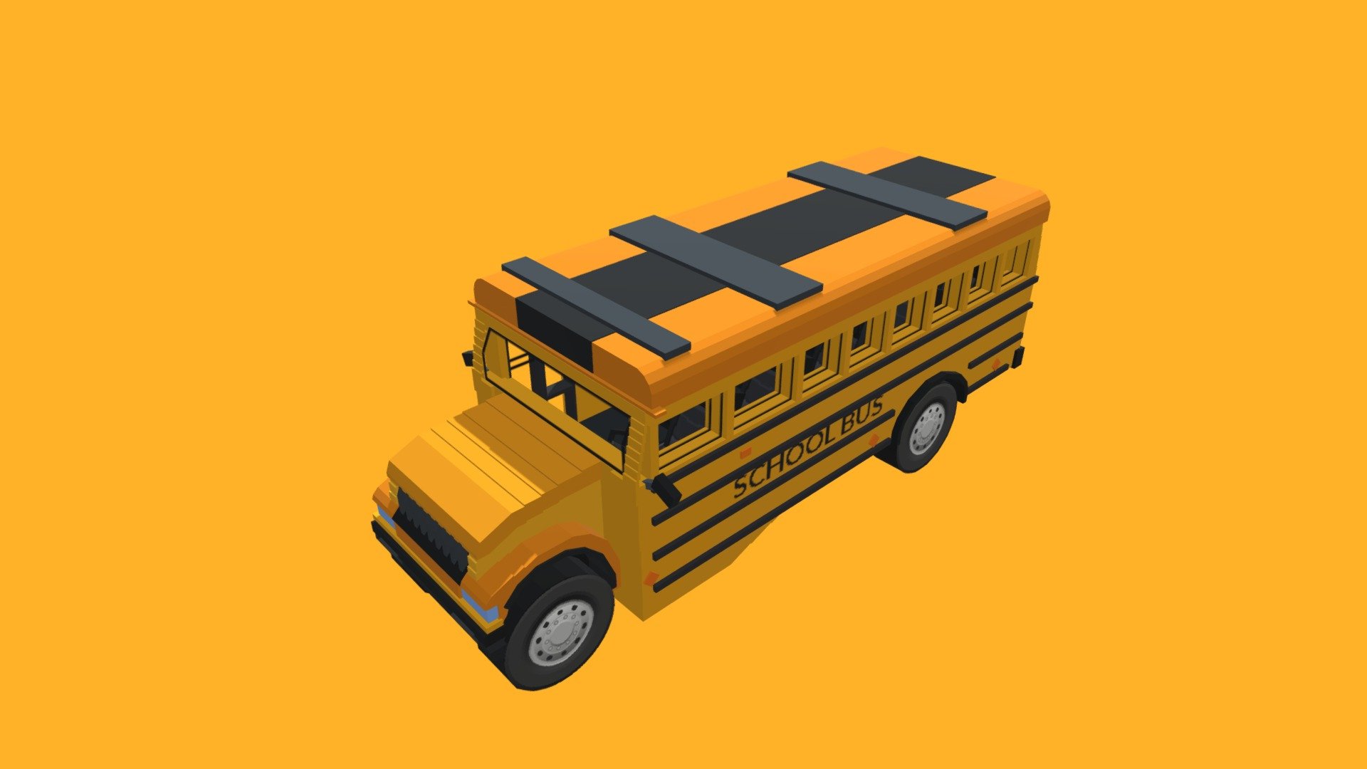 PixelMine | School Bus - 3D model by PixelMine [5c078d6] - Sketchfab