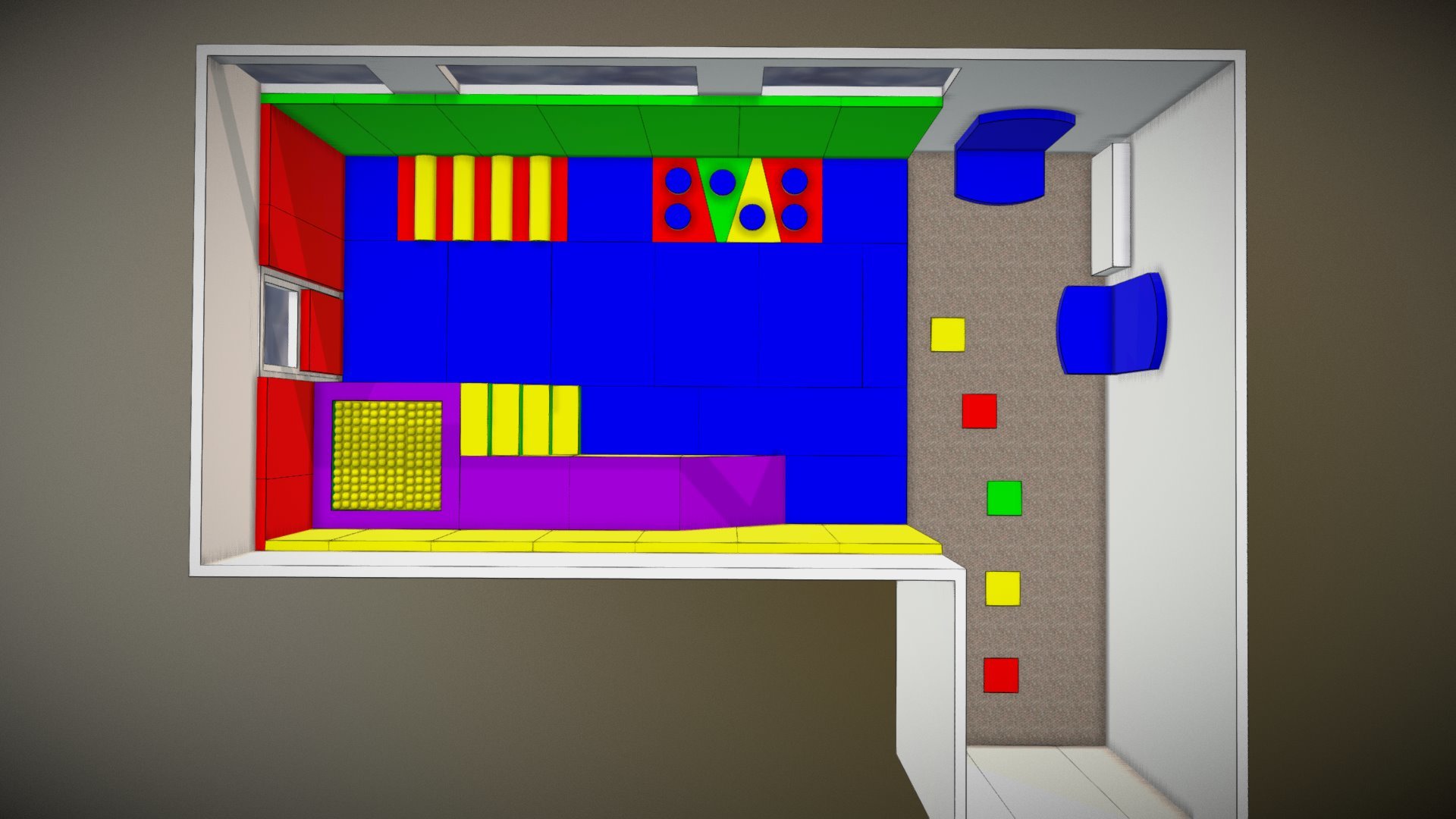 SoftPlay Room 1 - 3D model by SensoryPlus [5c080a2] - Sketchfab