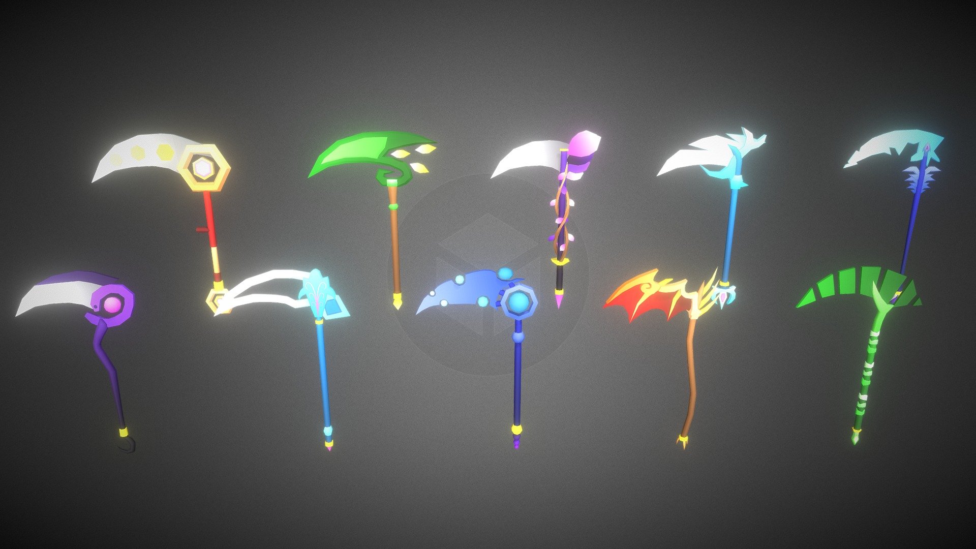 Scythe Pack 01 - Buy Royalty Free 3D model by Alphaime Corporation ...