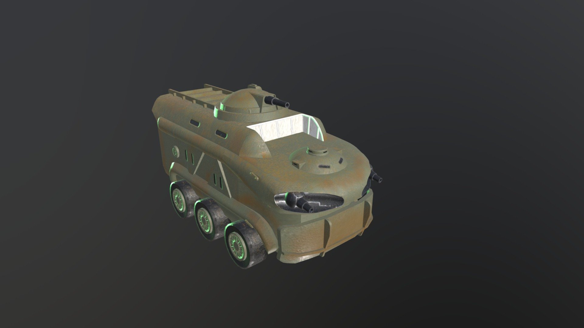 Fallout 4 Armored Transport - 3D model by DZRob [5c09032] - Sketchfab