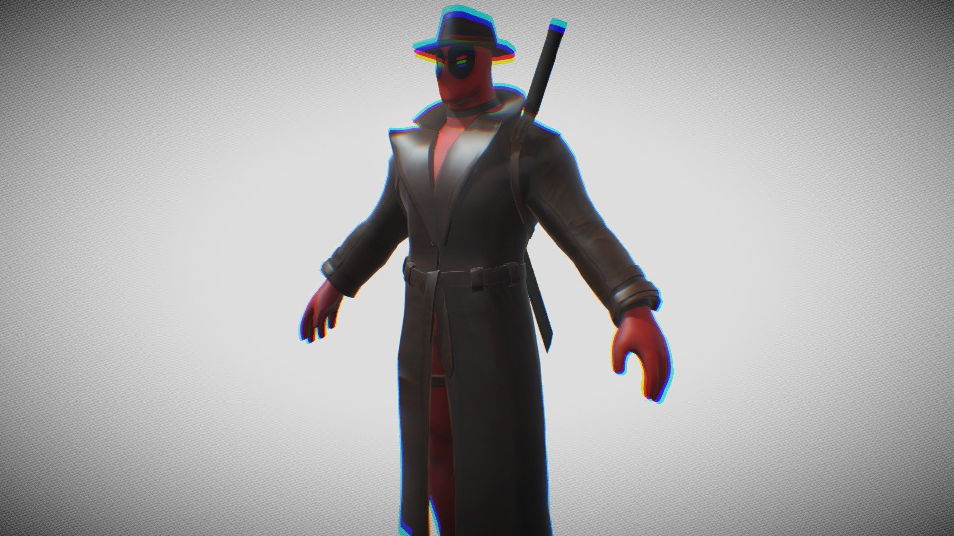 Deadpool Detective - Download Free 3D model by 3D WORLD (@3dworldd ...