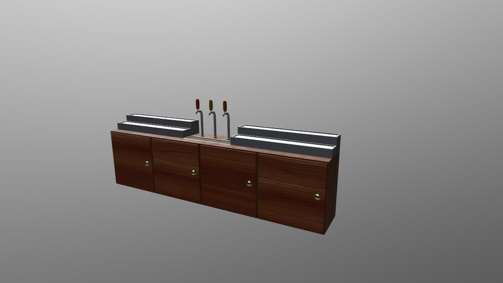 Barshelf Sketchfab - 3D model by virtualvassal [5c09daf] - Sketchfab
