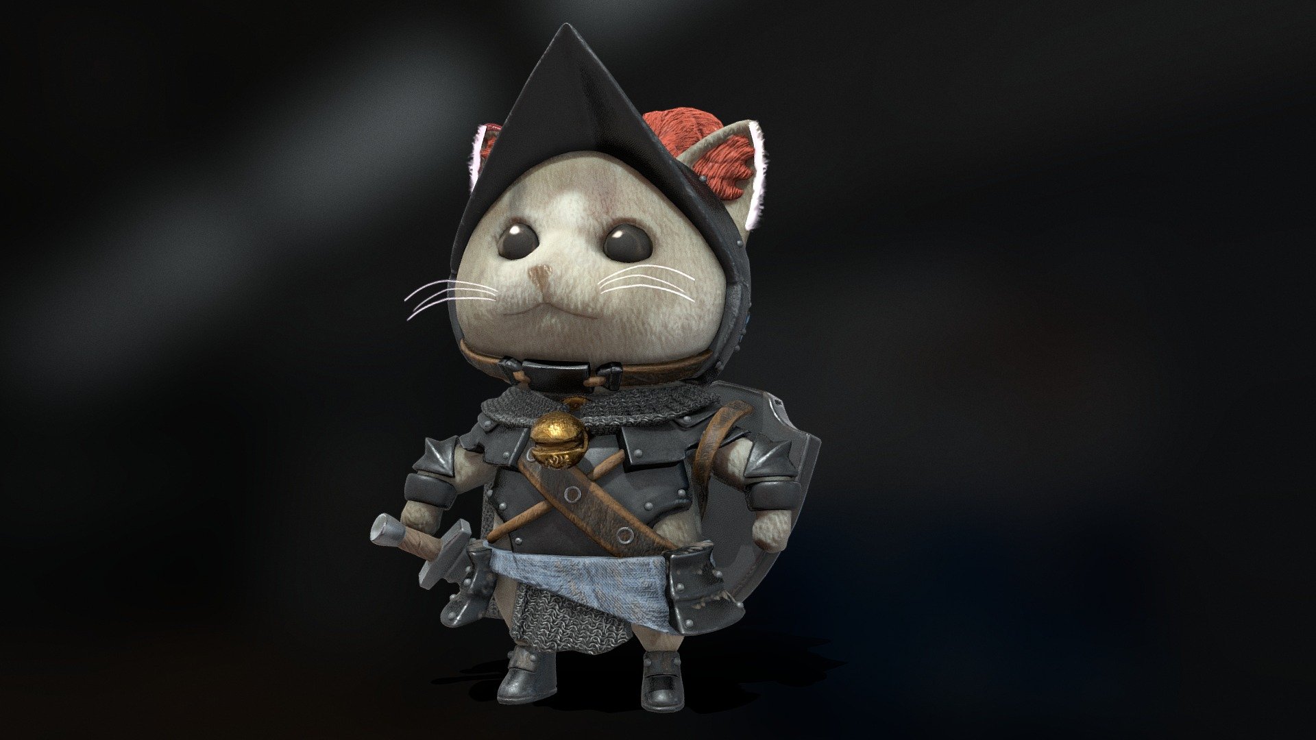 Cat Knight - Buy Royalty Free 3D model by Daniel GoE (@Goee) [5c0be12 ...