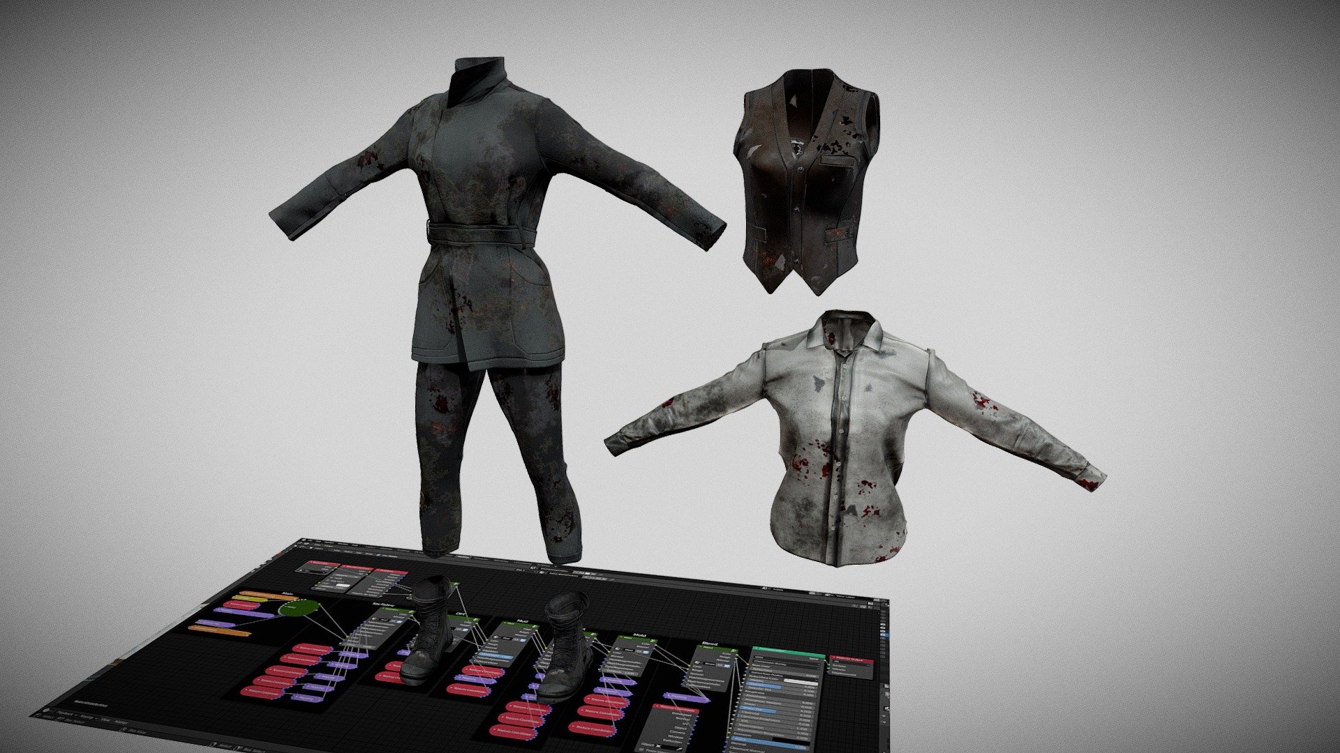 Real Suit With Apocalyptic Shader For Ray II - Download Free 3D model ...