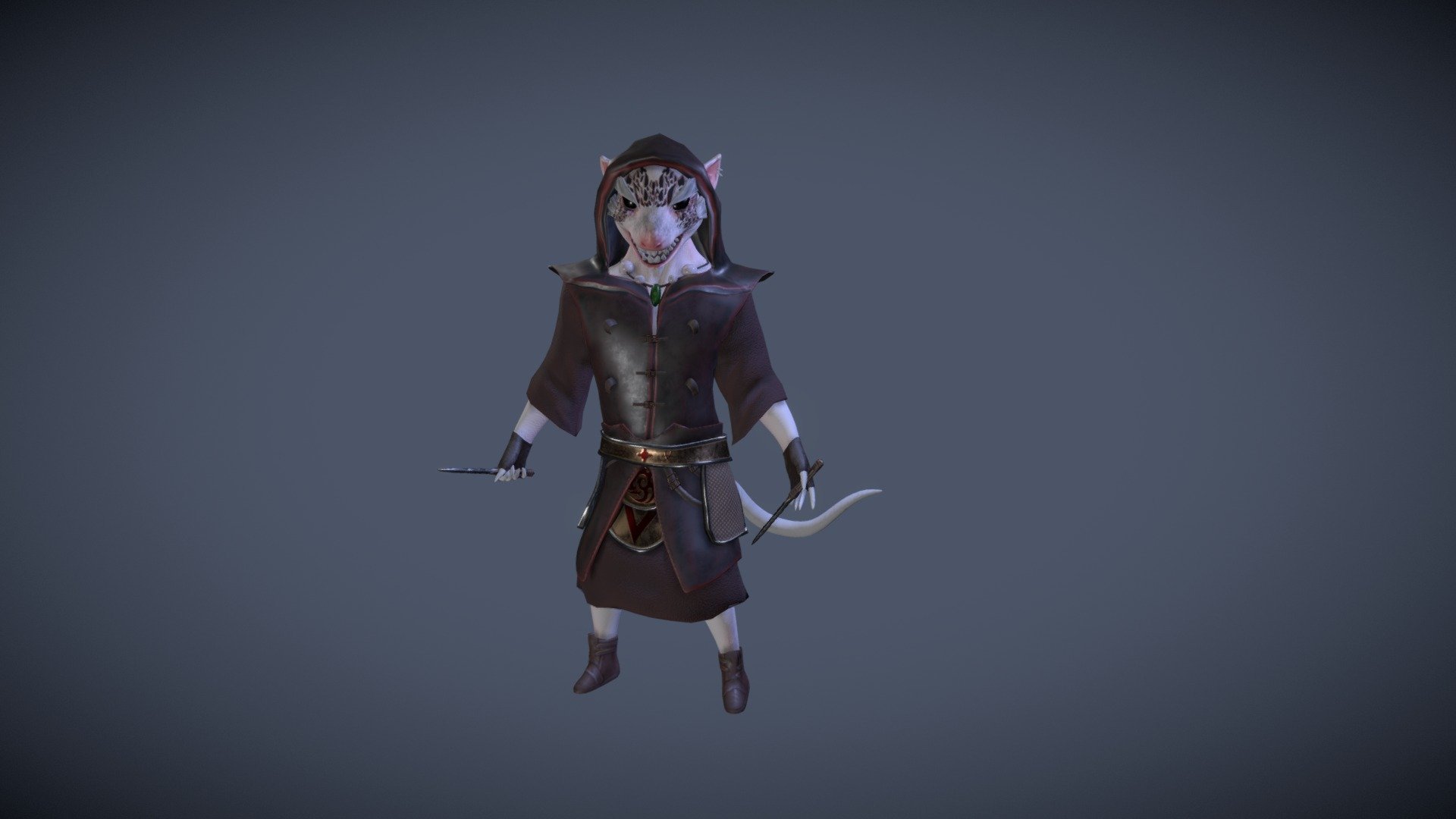 Rat Assassin - 3D model by wallaceacw [5c0d6f7] - Sketchfab