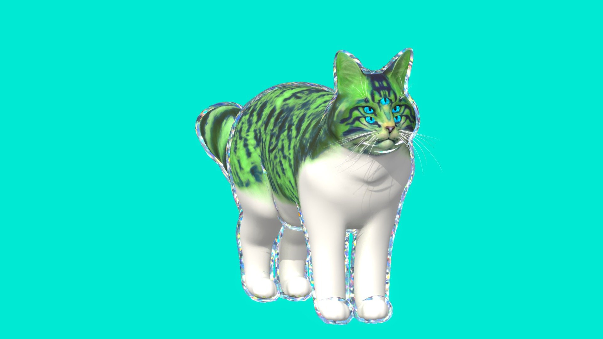 Alien Cat - Buy Royalty Free 3D model by Victoria Billings (@vbilling1 ...