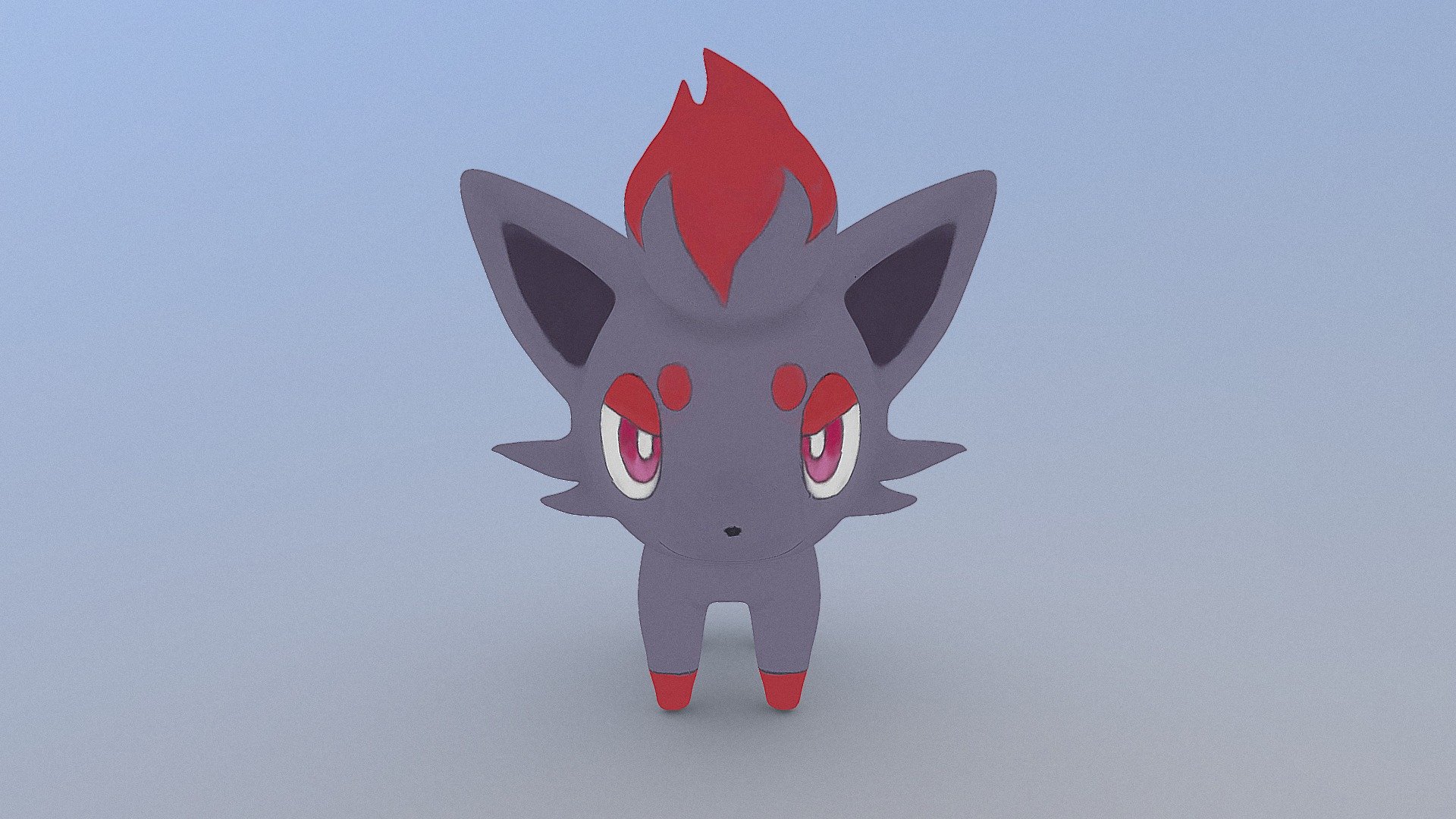 Zorua - Sculpt - Download Free 3D model by dartuchiwa [5c0fd46] - Sketchfab