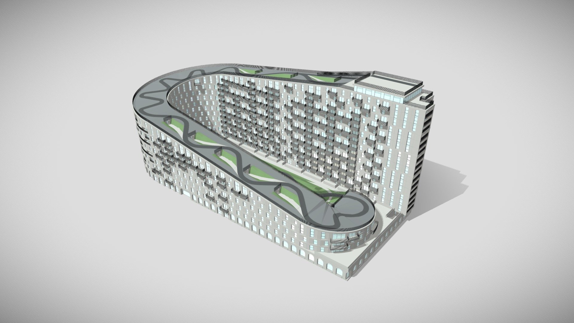 Brunswick Building - Download Free 3D model by Infinite 3D (@Infinite ...