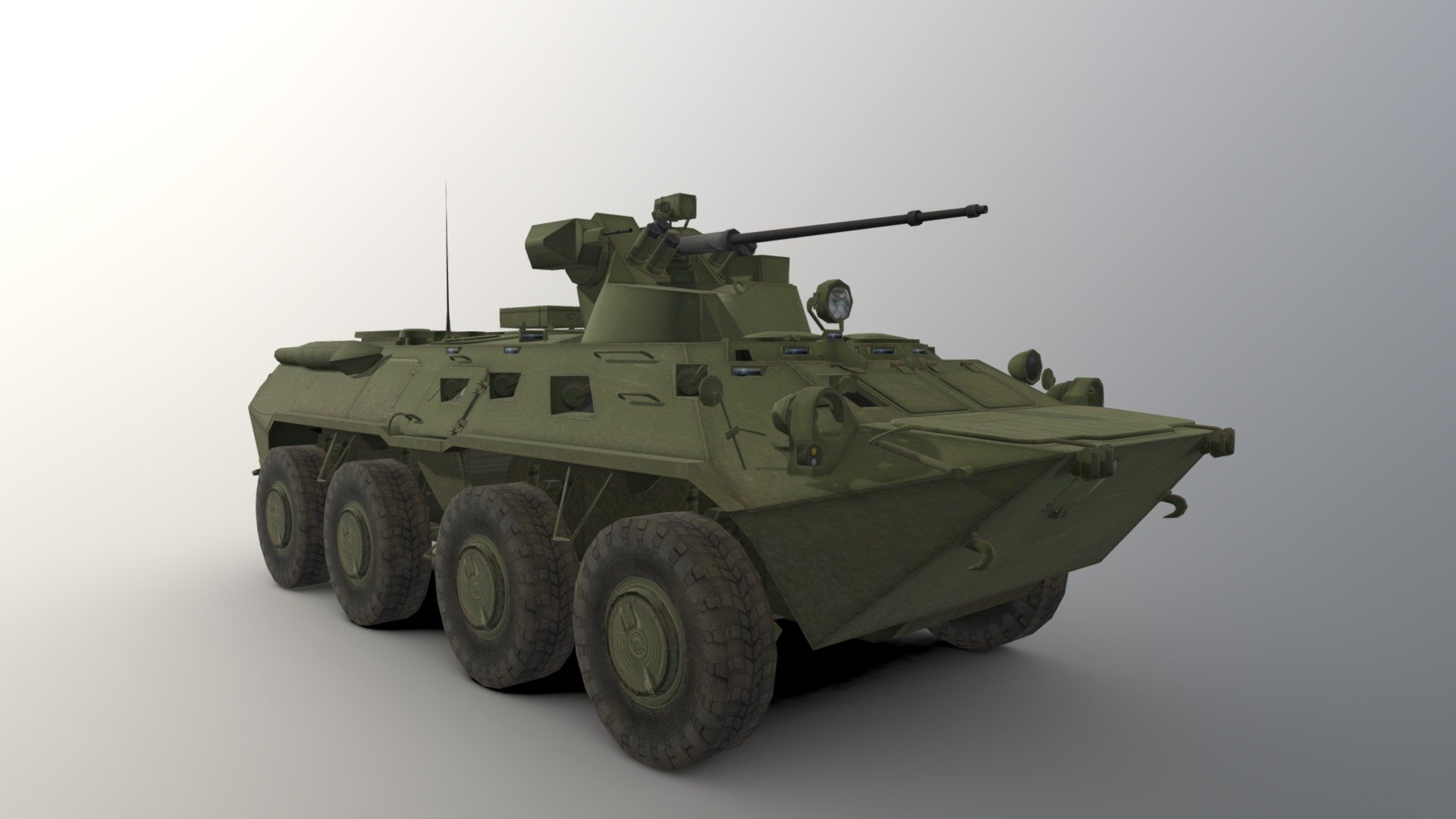 BTR-82A - Download Free 3D model by 42manako [5c10df6] - Sketchfab