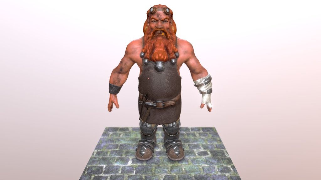 Anão - 3D model by LucasRRodrigues [5c12e37] - Sketchfab