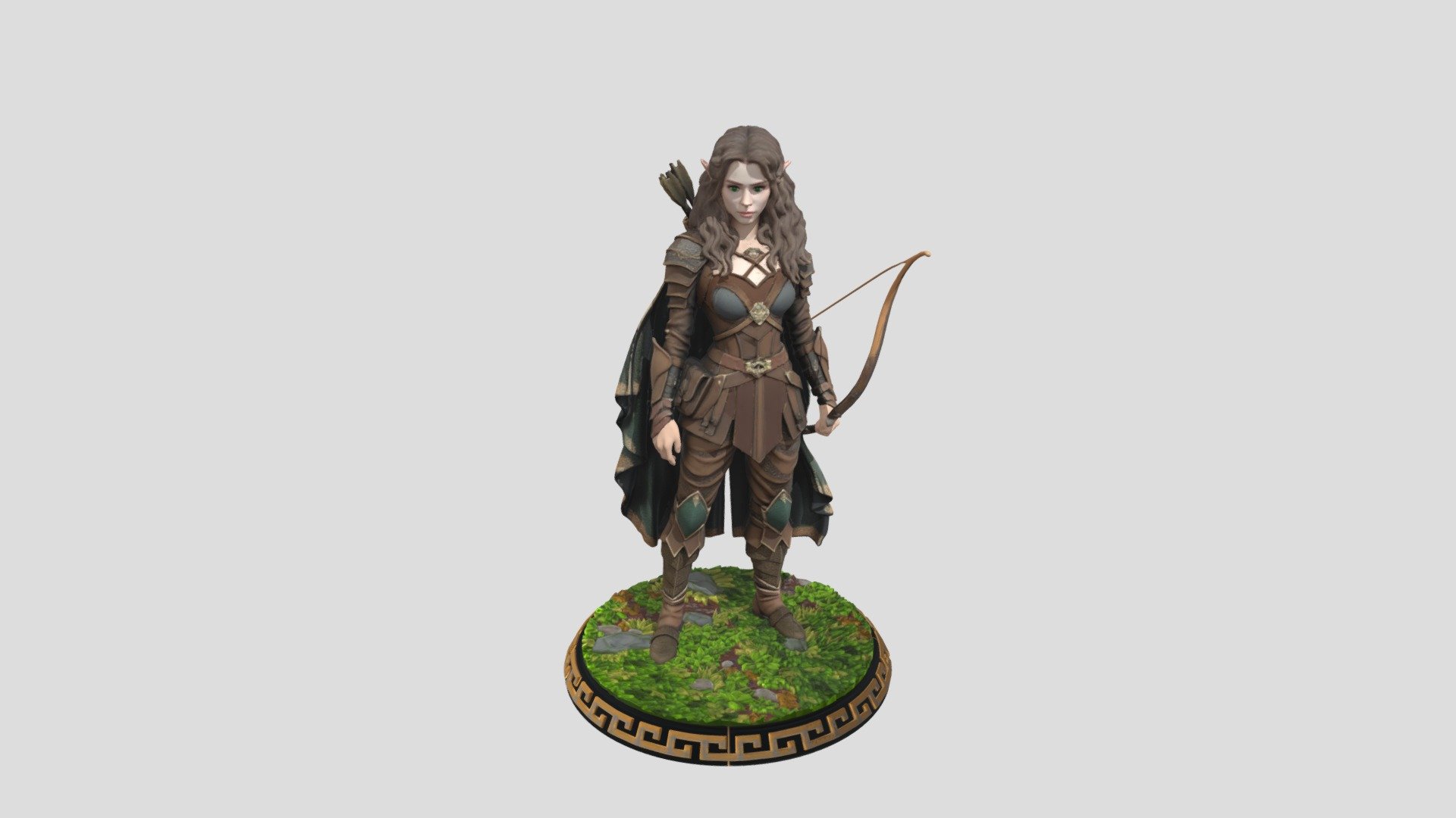 Female Elf Ranger Archer - Download Free 3D model by lebedeva_em ...