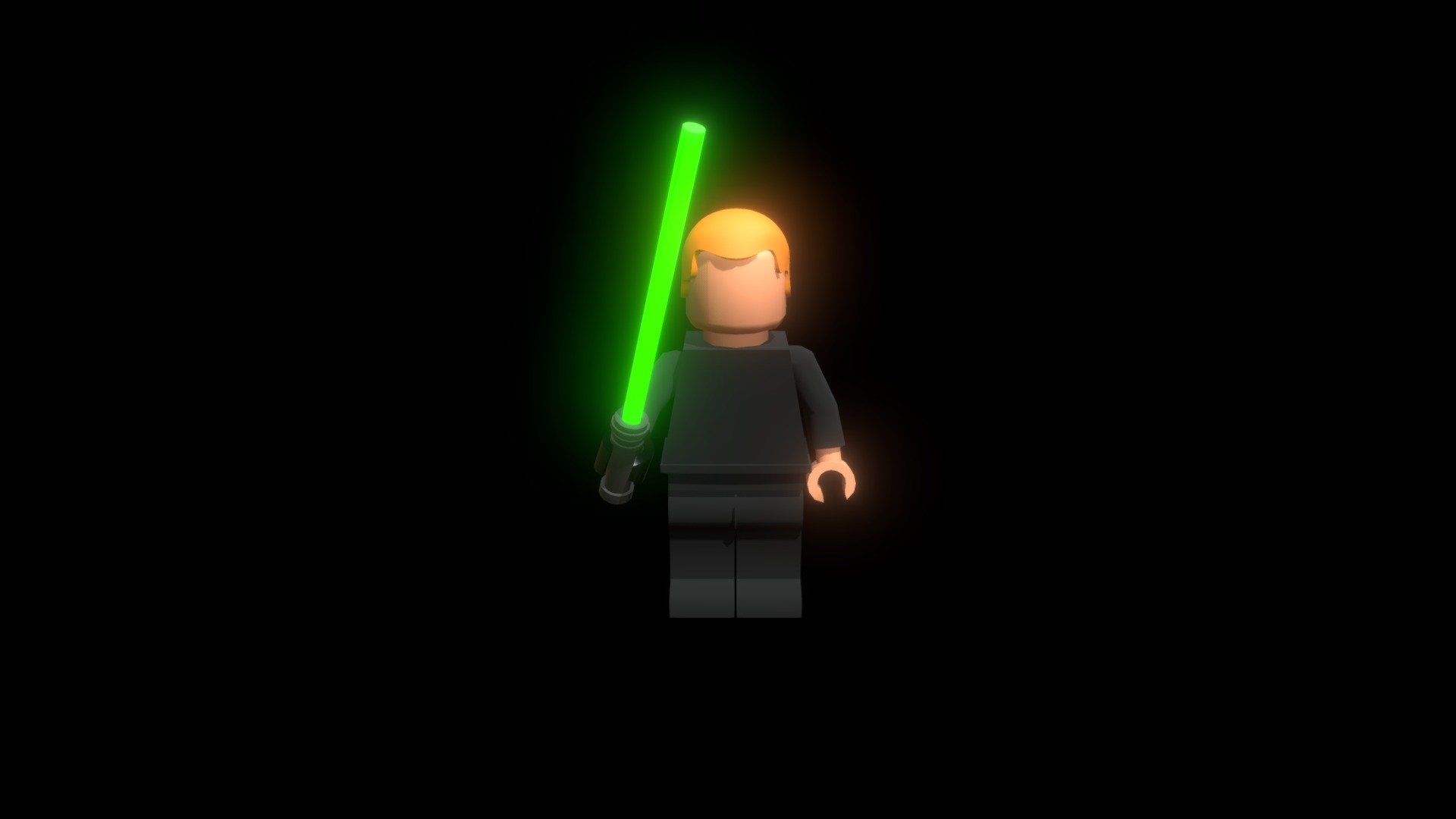 LEGO Luke - Download Free 3D model by Werner291 [5c13f87] - Sketchfab