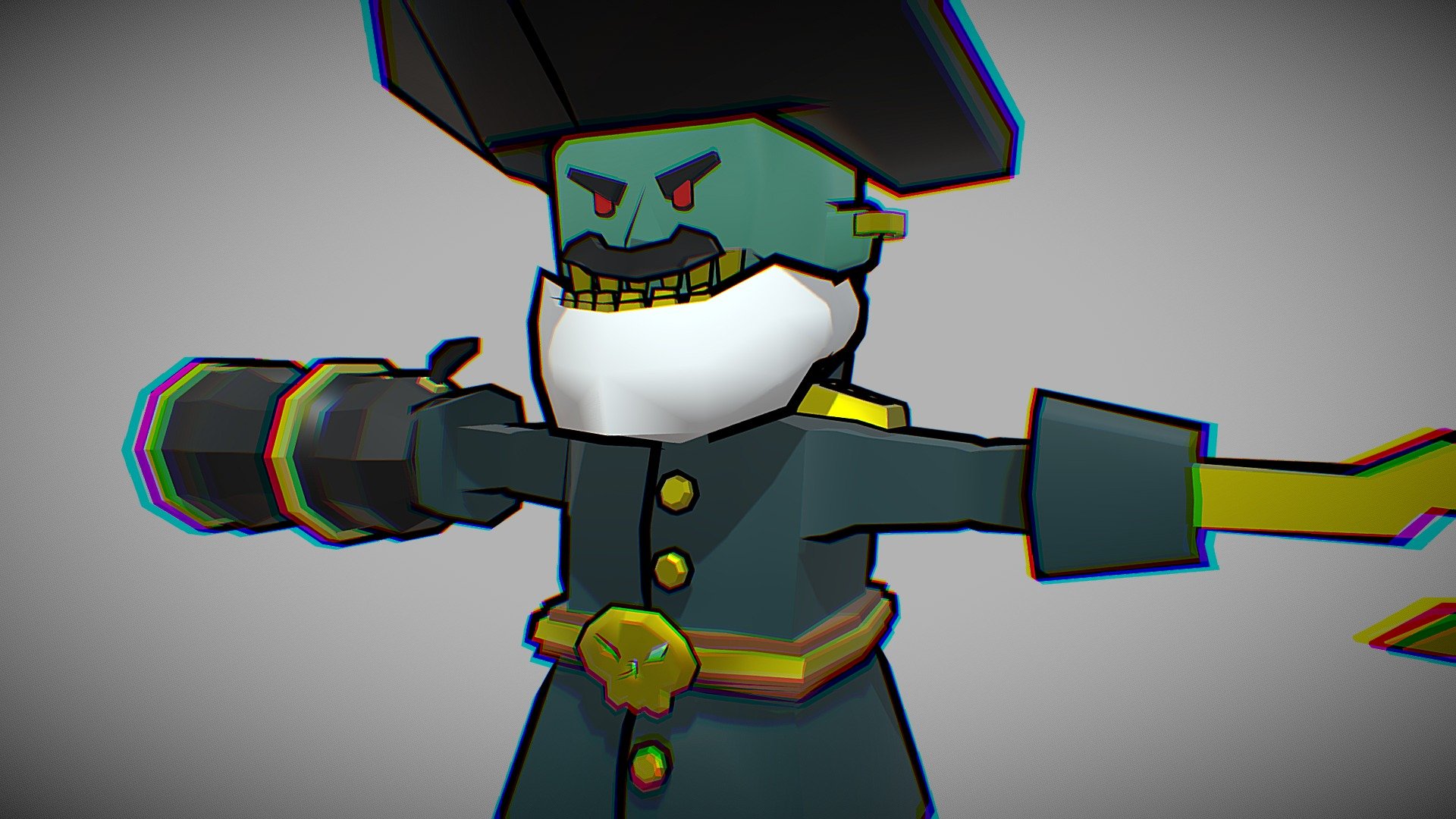 Pirate Boss - Download Free 3D model by bvuotto111 [5c14d18] - Sketchfab