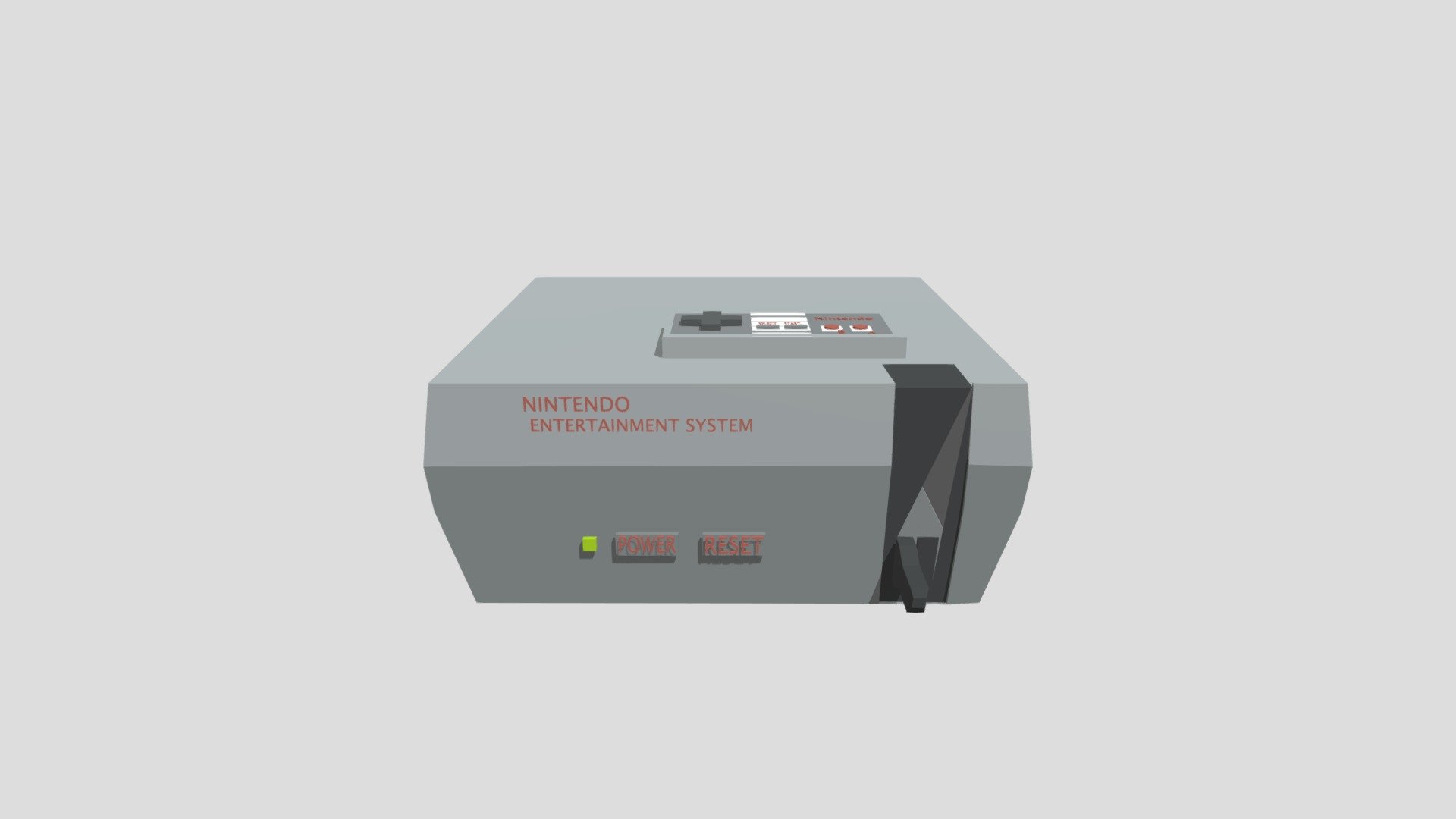 Nintendo Entertainment System - 3D model by LewisGridley [5c15134 ...