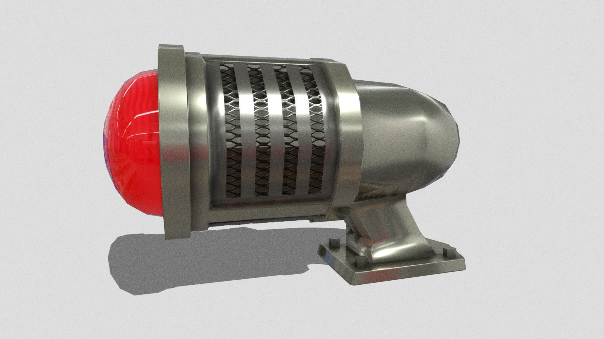Vintage Miniature Emergency Vehicle Siren - 3D model by Signalrenders ...