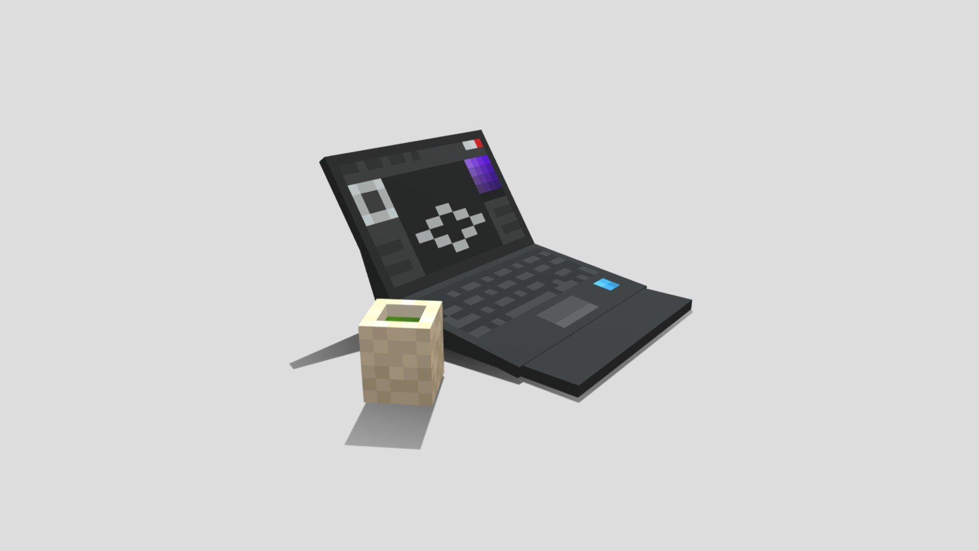 model laptop by me - Download Free 3D model by Genno [5c158e0] - Sketchfab