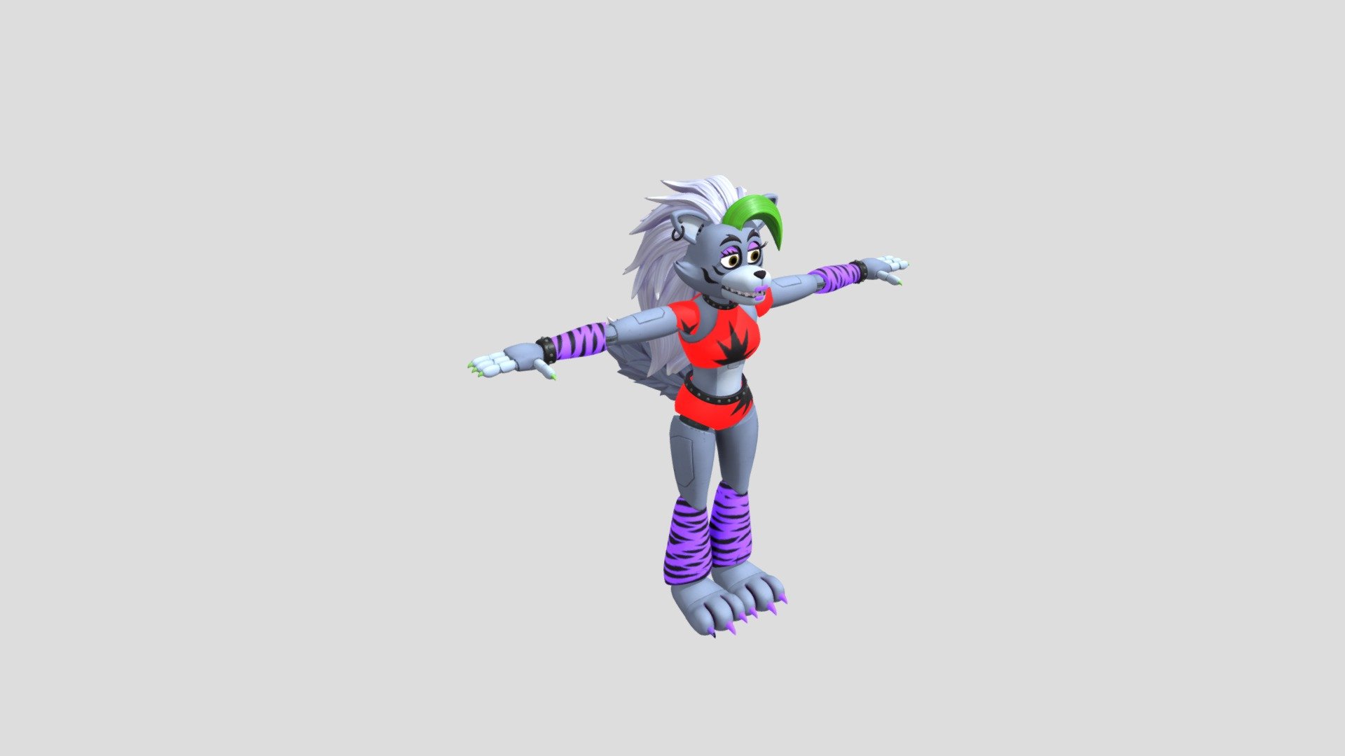 Roxanne Wolf - 3D model by grand_shadow1 [5c15e3e] - Sketchfab