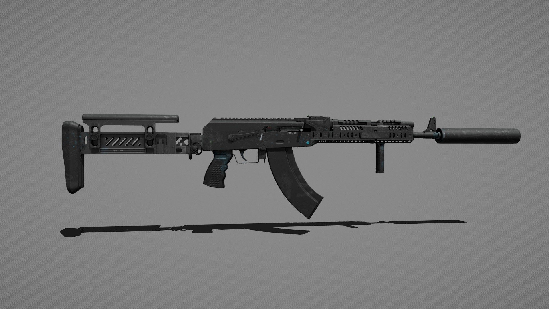 AK-201 - 3D model by hikolay_surface (@fr94) [5c180b6] - Sketchfab